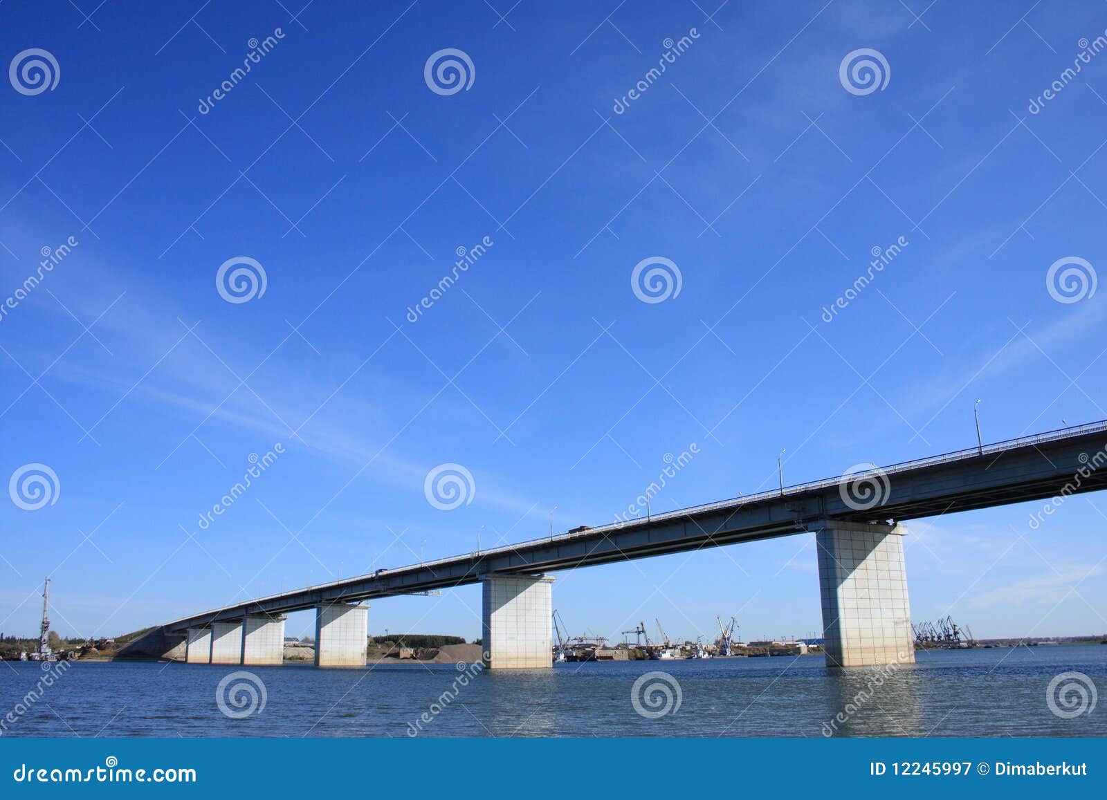 Bridge on the River Tom stock image. Image of crossing - 12245997