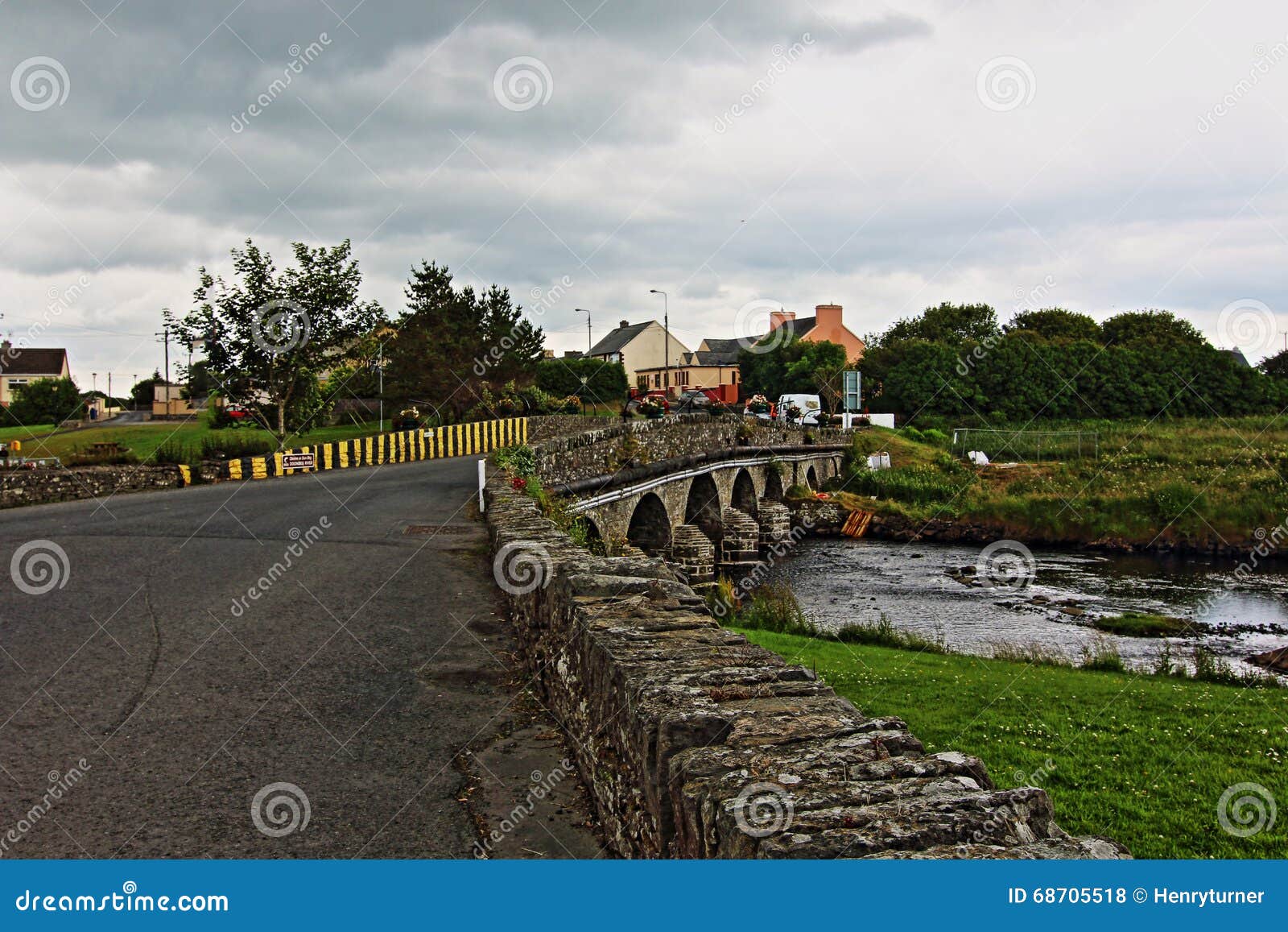 Bridge / Road Over Doonbeg Creek in Ireland Stock Photo - Image of ...