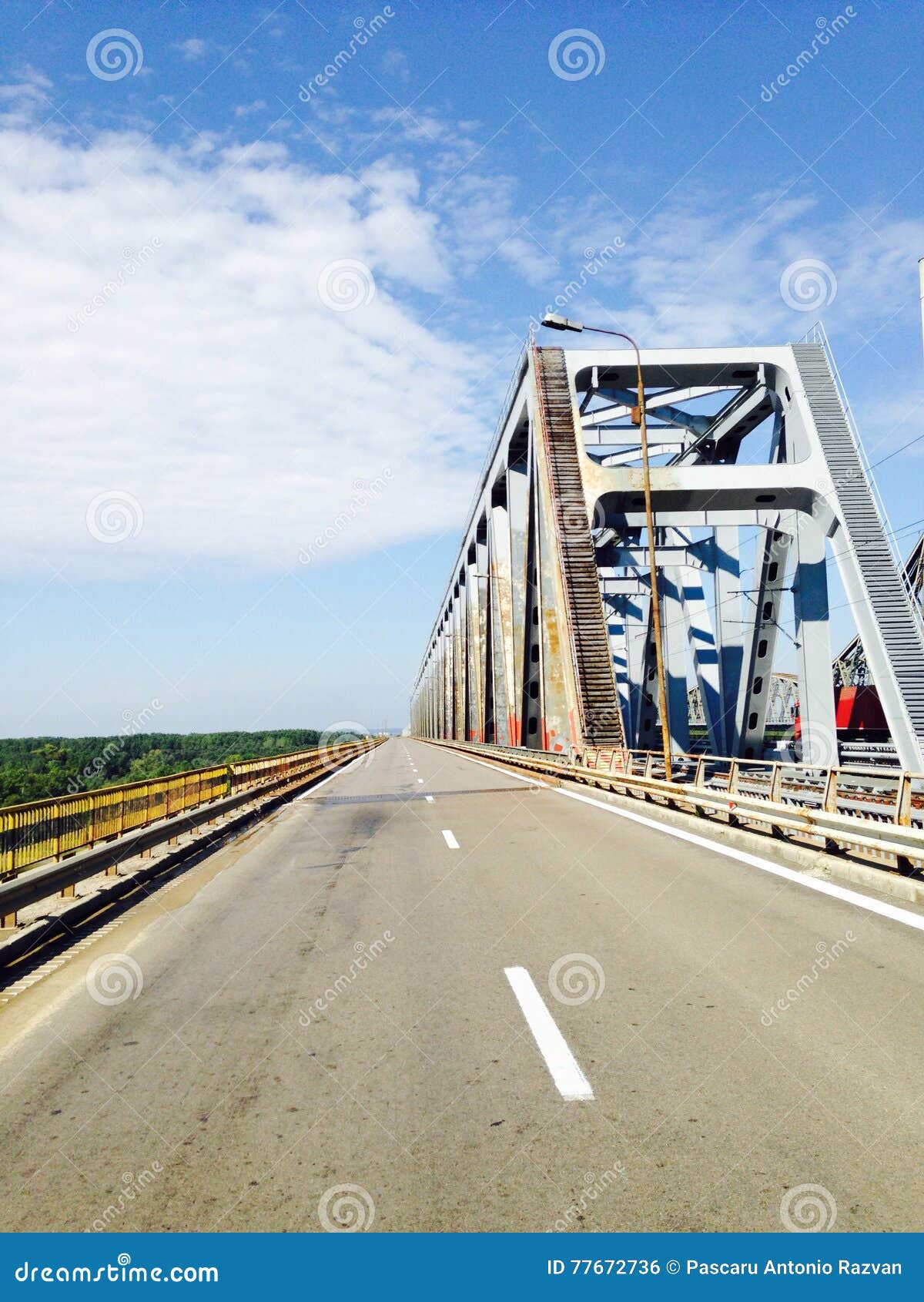 Bridge from Romania stock photo. Image of cernavoda, romania - 77672736
