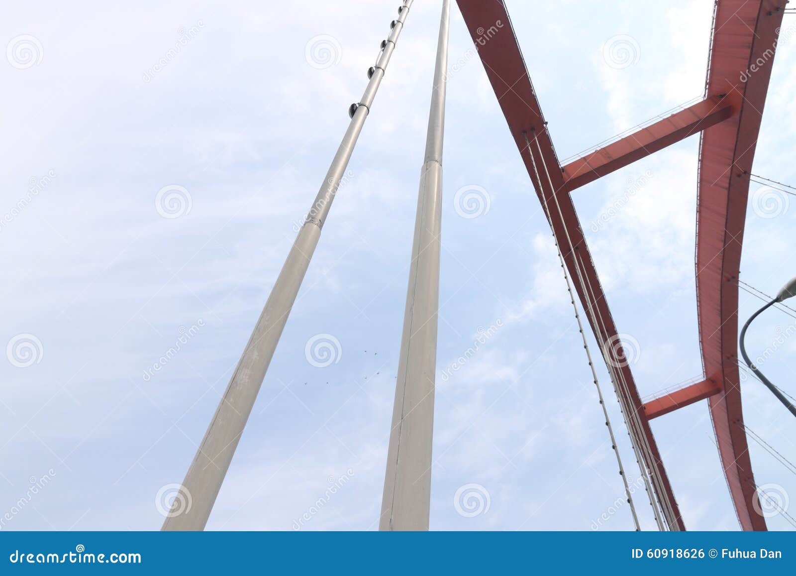 Bridge stock photo. Image of lookup, streetlamp, architecture - 60918626