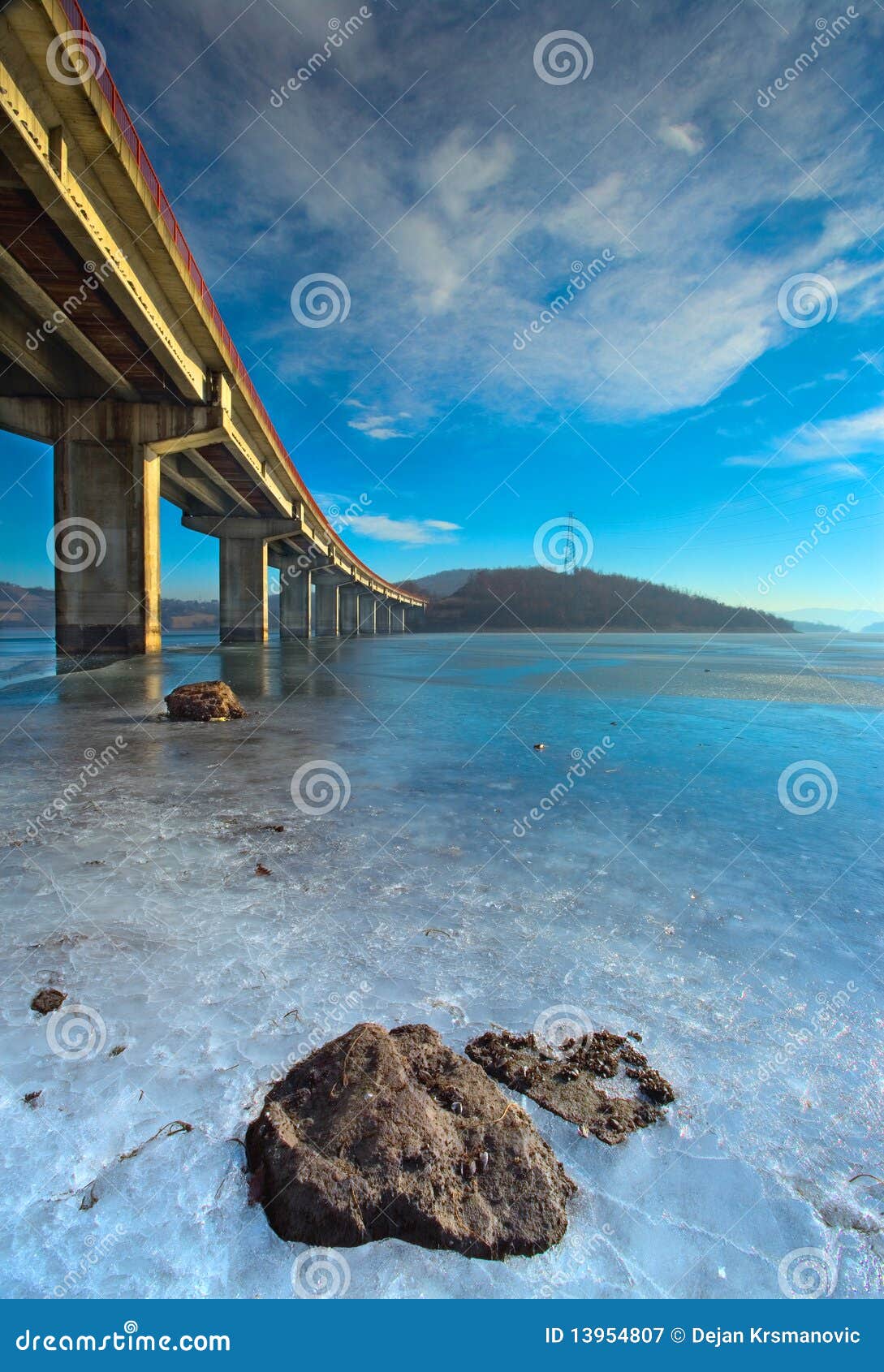 Bridge scene stock image. Image of rock, landscape, modern - 13954807