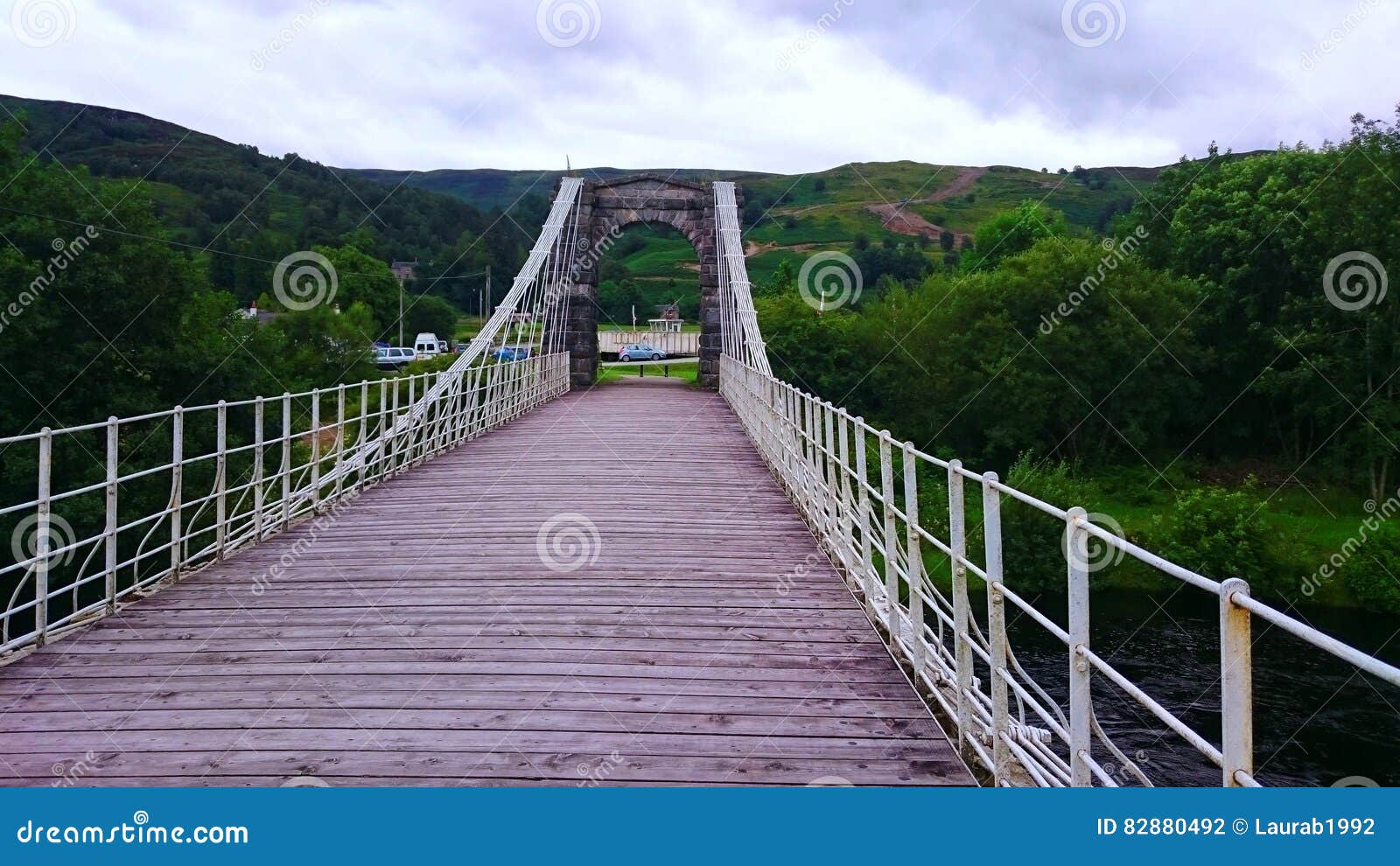 Bridge in the Scottish Highlands Stock Photo - Image of bridge ...