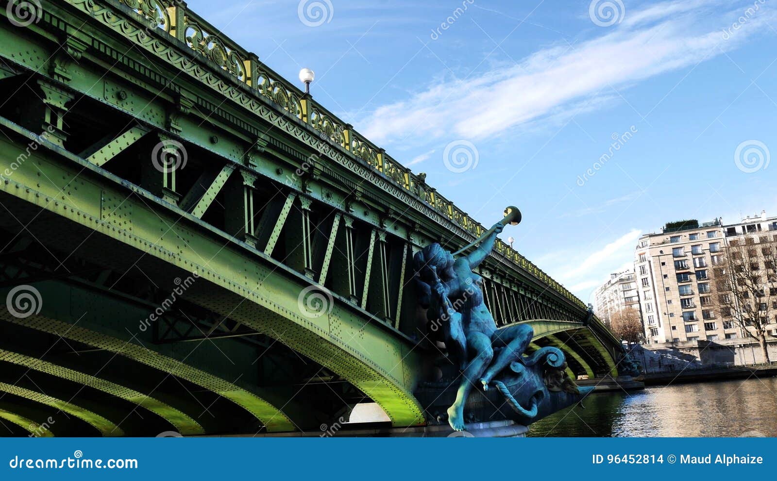 Bridge sculpture stock photo. Image of detail, urban - 96452814