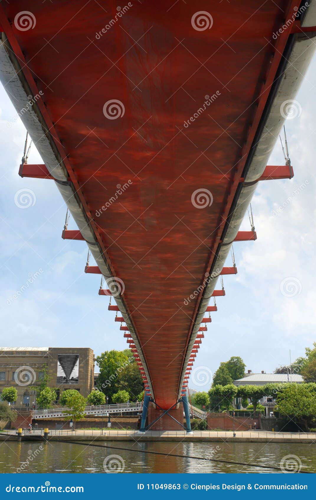 A bridge seen from below stock image. Image of germany - 11049863