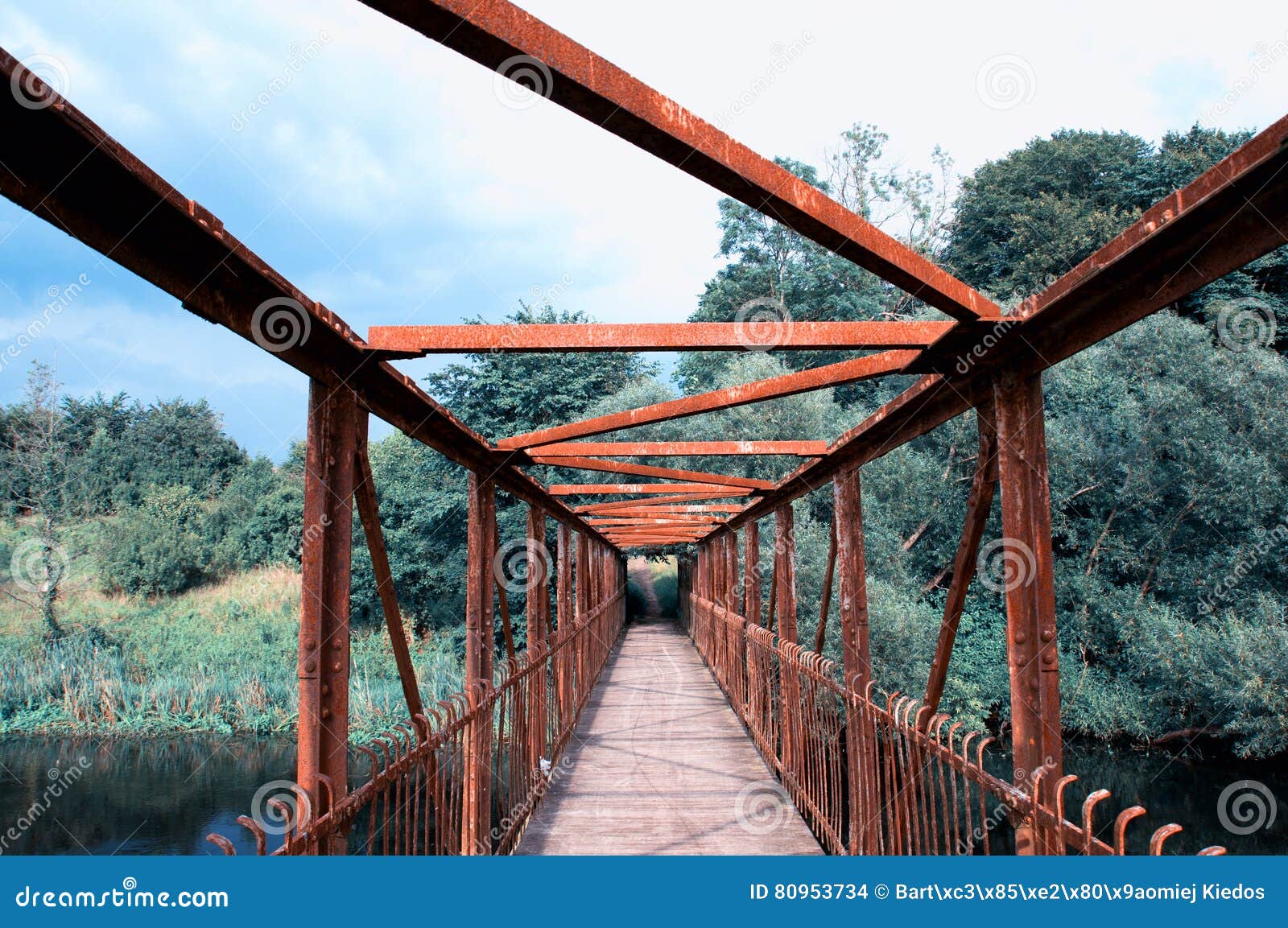 Bridge Seen from the Inside Stock Photo - Image of architecture, county ...