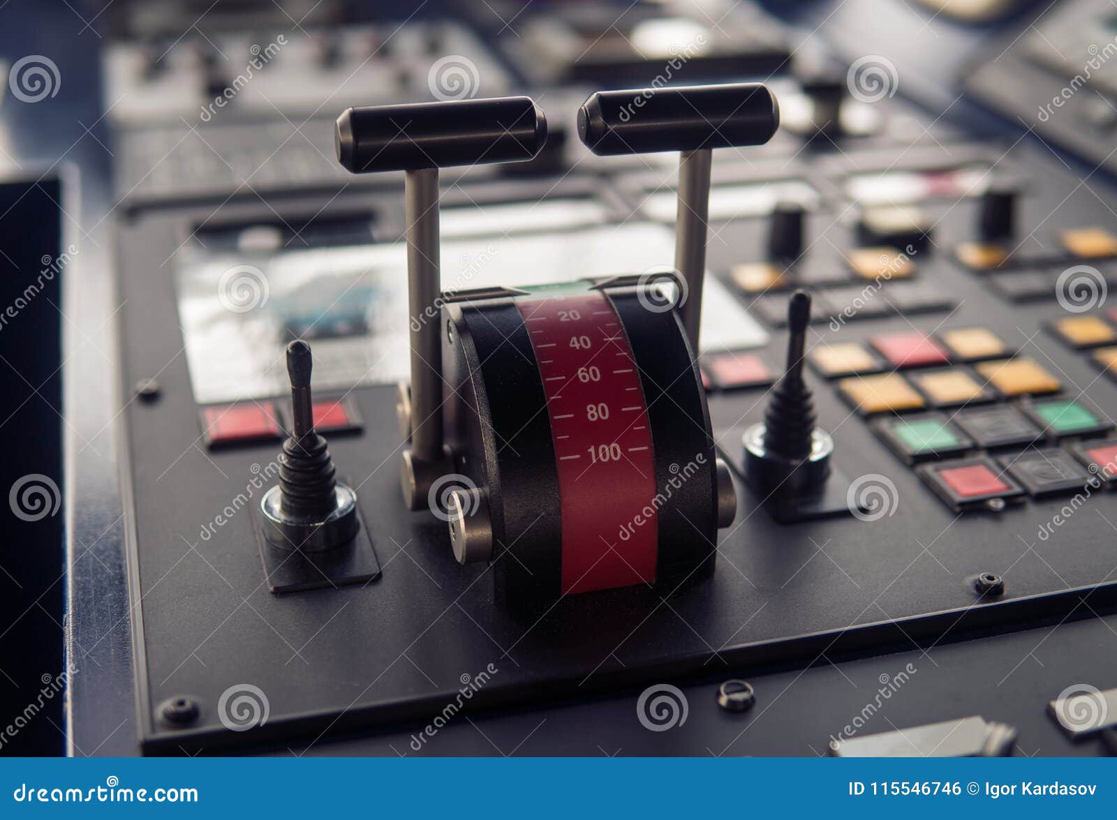 CPP Controllable Pitch Propellers Handles of Vessel Stock Photo - Image ...