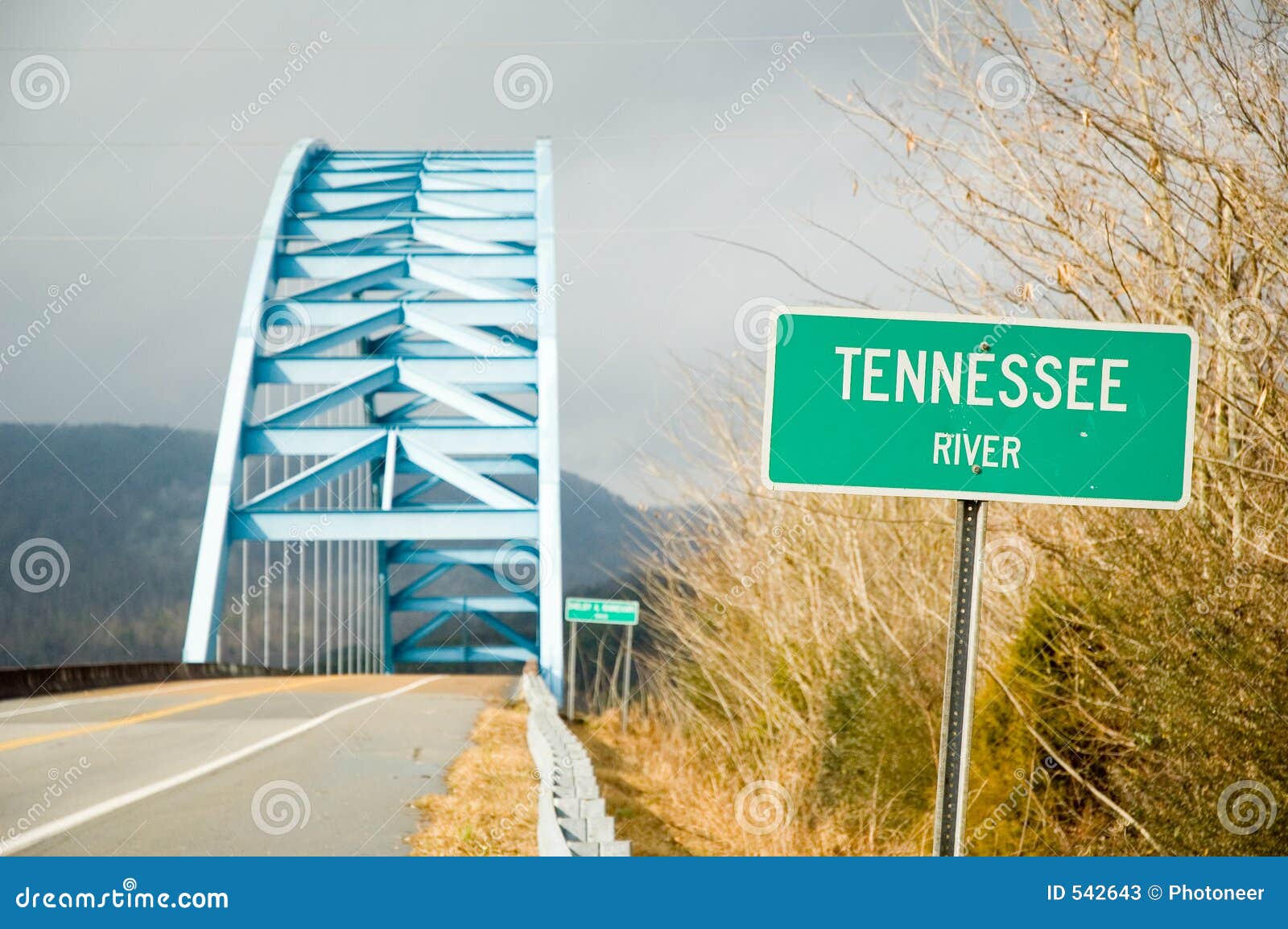 Bridge with sign stock image. Image of sign, metal, guardrail - 542643