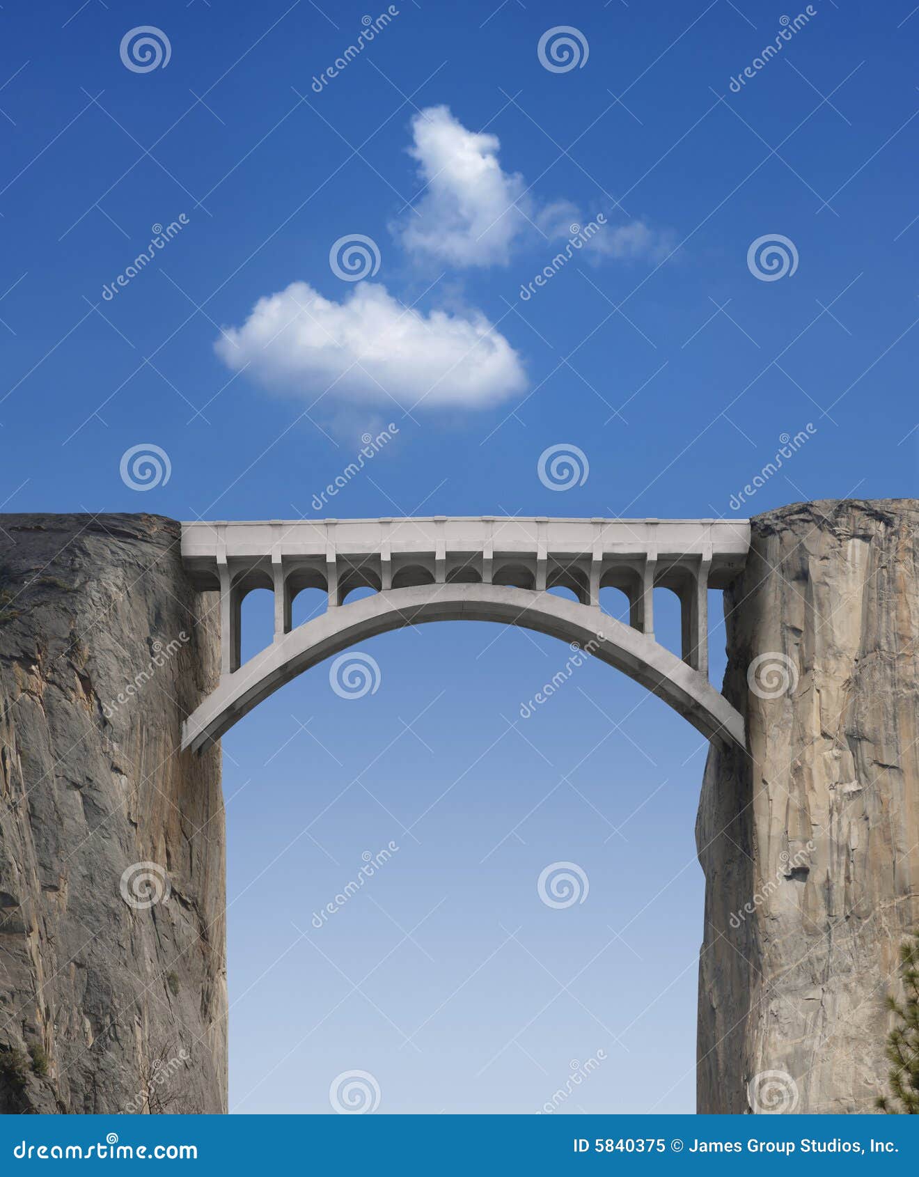 Bridge and Sky stock image. Image of span, link, bridge - 5840375