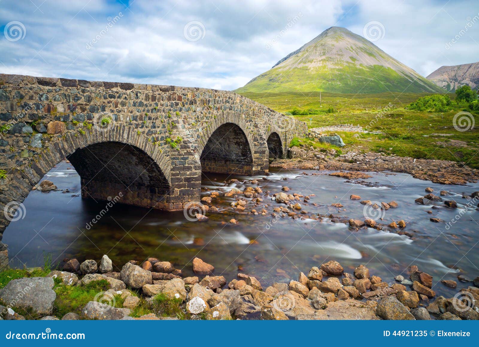 Bridge at Sligachan, Isle of Skye Stock Image - Image of bridge, island ...