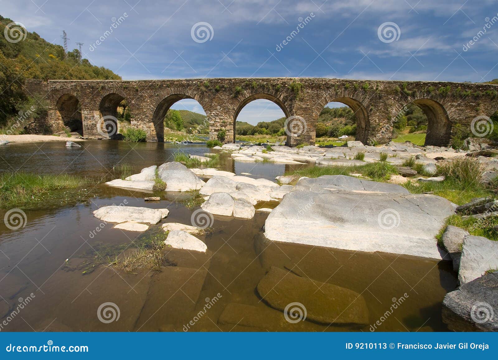 Bridge of Sotoserrano stock image. Image of architecture - 9210113