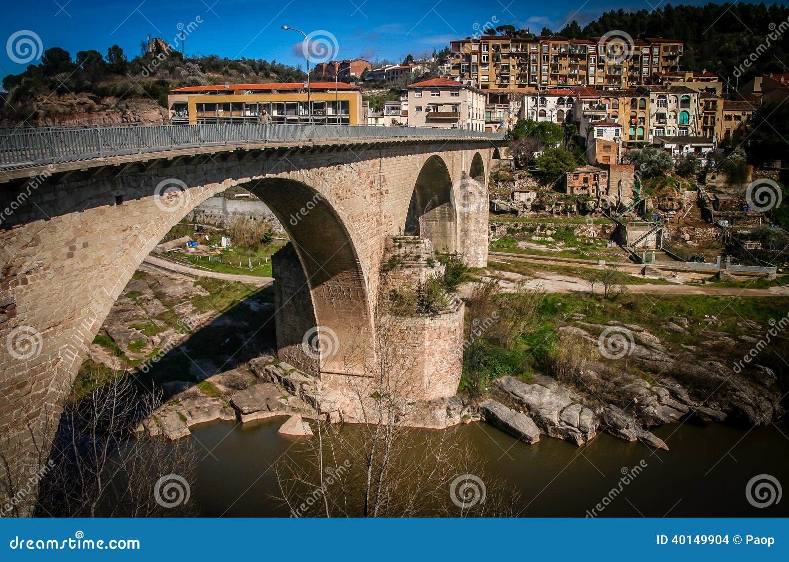 Bridge in Spain editorial stock image. Image of panorama - 40149904