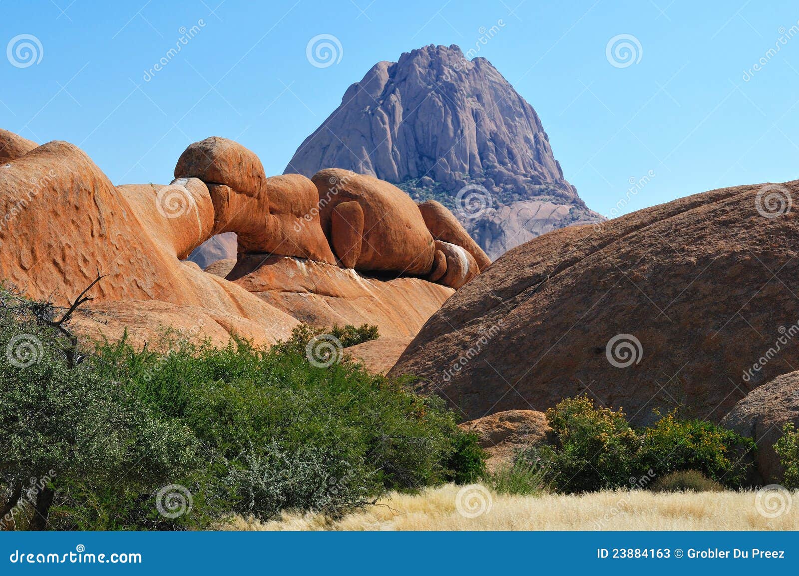 The Bridge, Spitzkoppe, Namibia Stock Image - Image of scenic, african ...