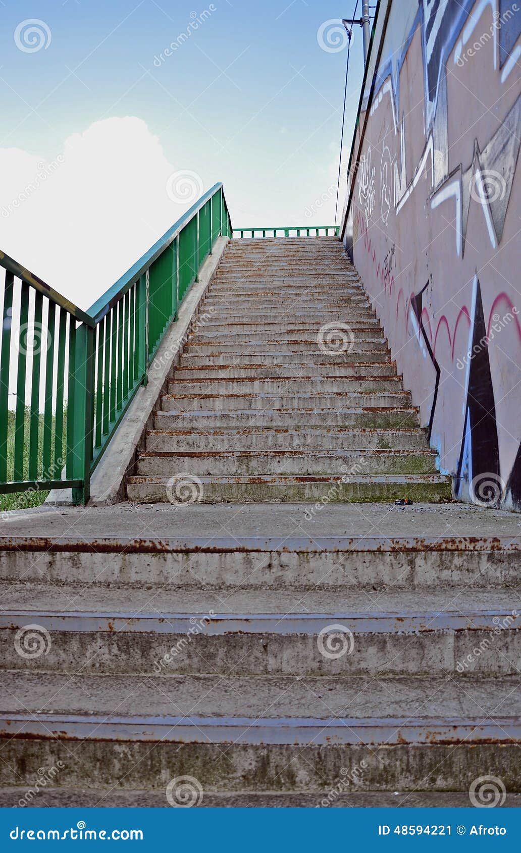 Bridge steps stock image. Image of steps, stairs, steel - 48594221