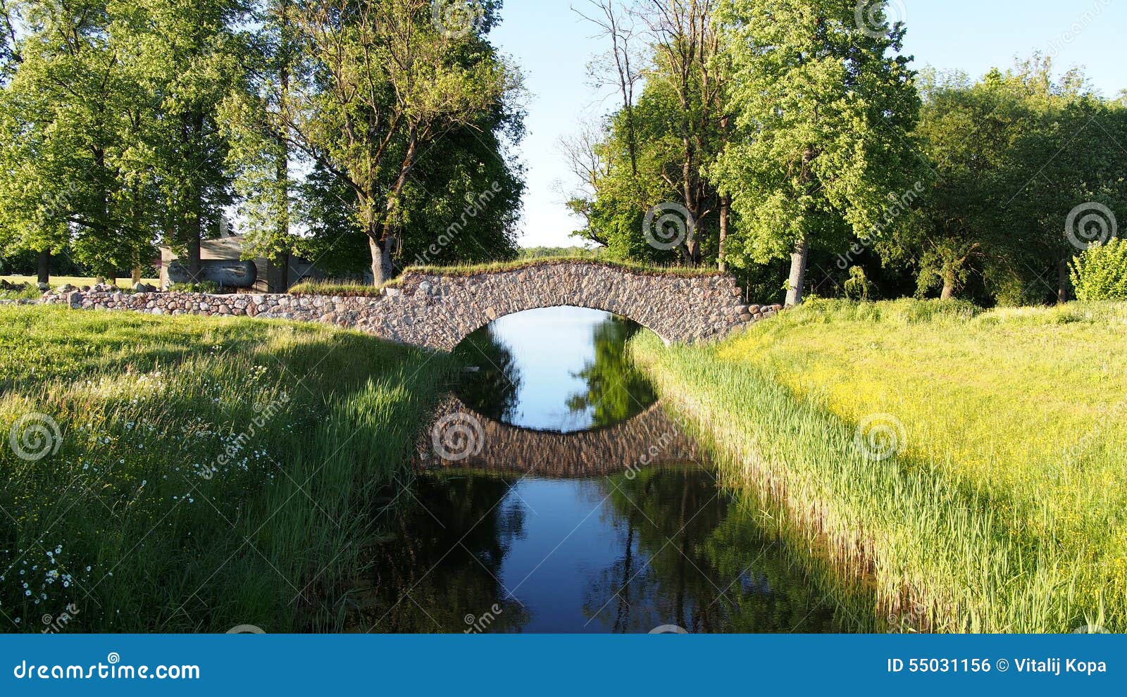Stone bridge stock photo. Image of landscape, bridge - 55031156