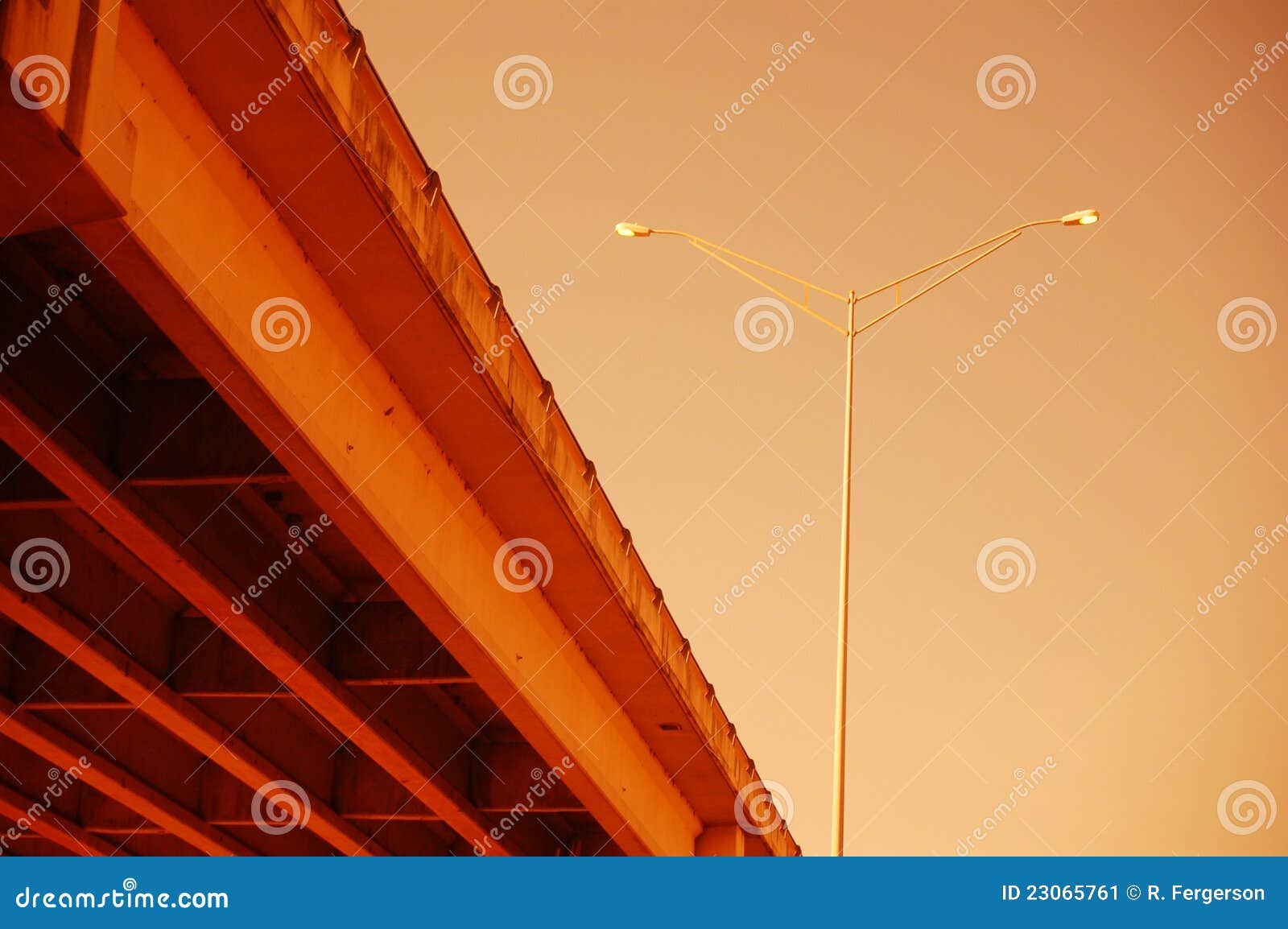 Bridge and Street Lamp stock image. Image of arms, energy - 23065761