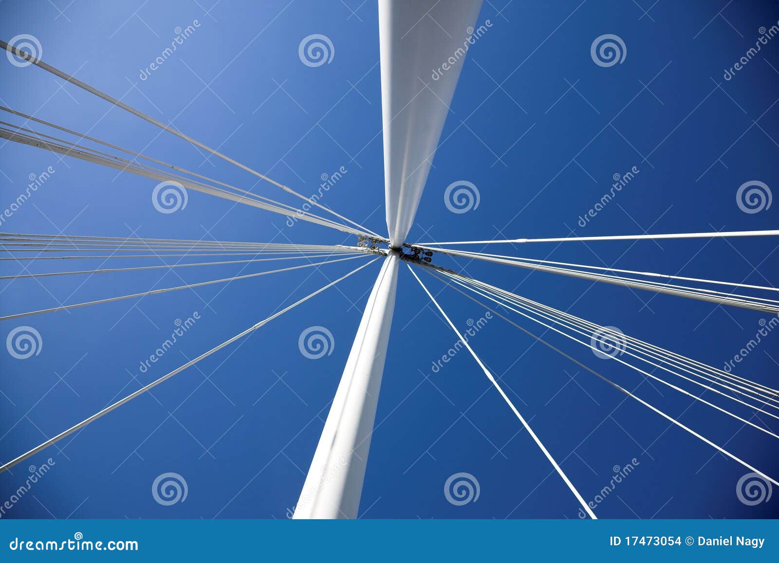Bridge strings and columns stock photo. Image of column - 17473054