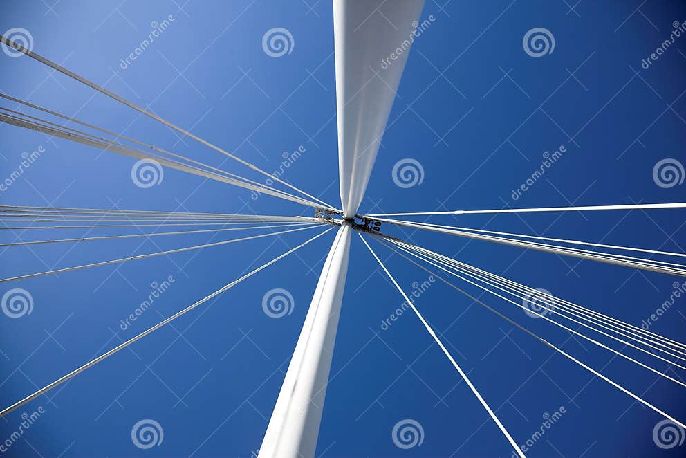 Bridge strings and columns stock photo. Image of column - 17473054