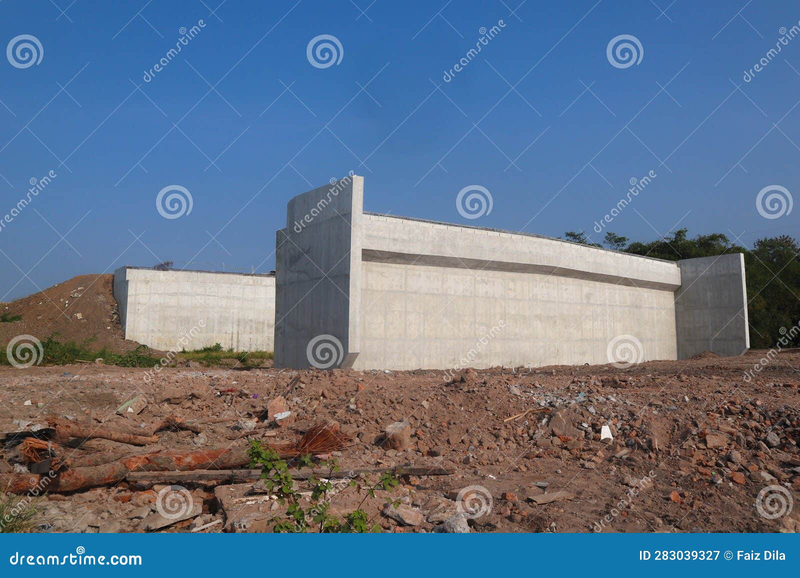 Bridge Structure Foundation. Preparation of Bridge Structure Foundation ...