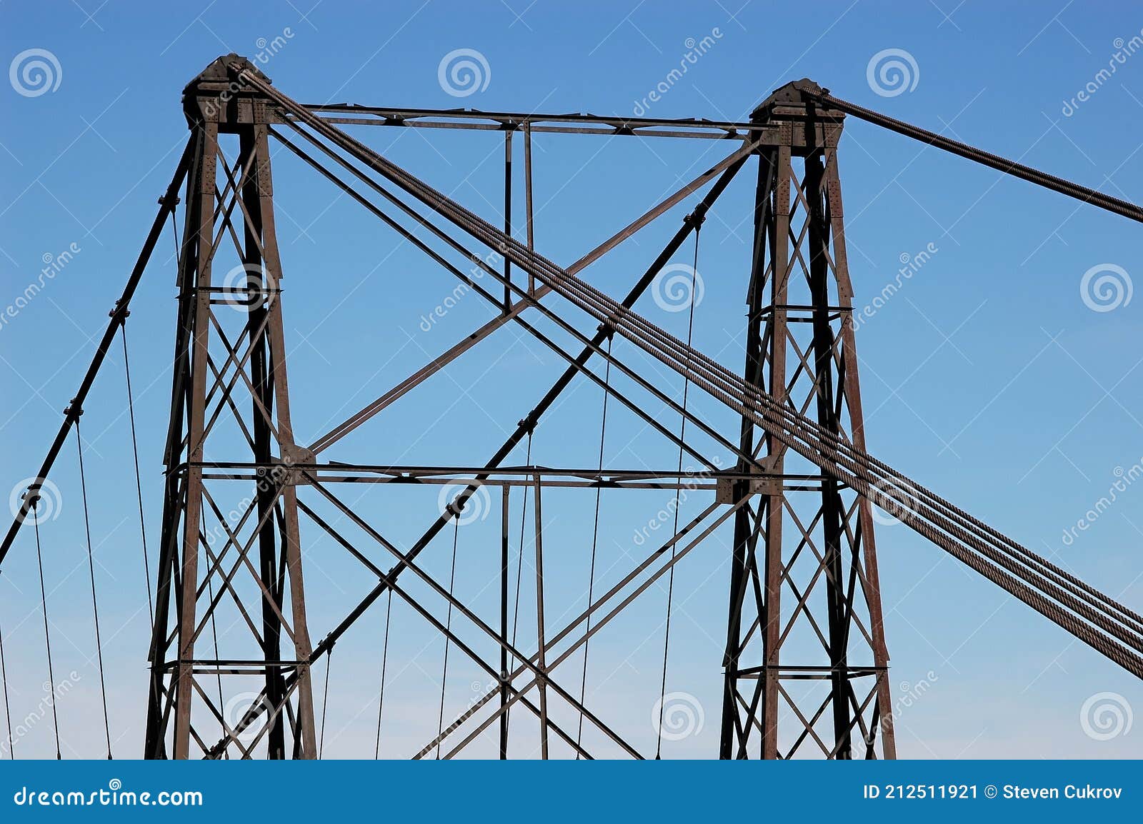 Bridge Superstructure stock image. Image of metal, bridge - 212511921