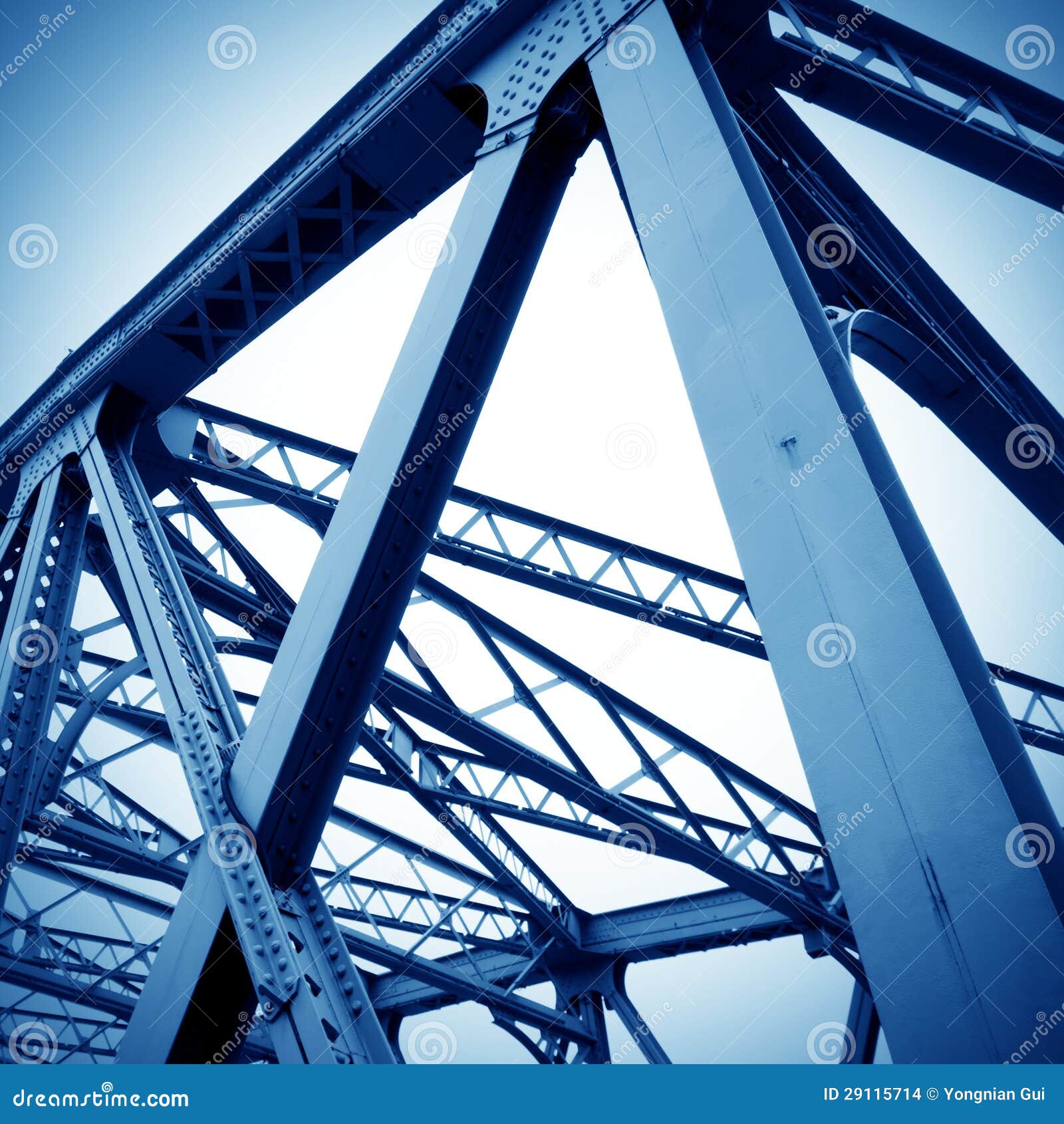 Bridge support beams stock photo. Image of engineering - 29115714