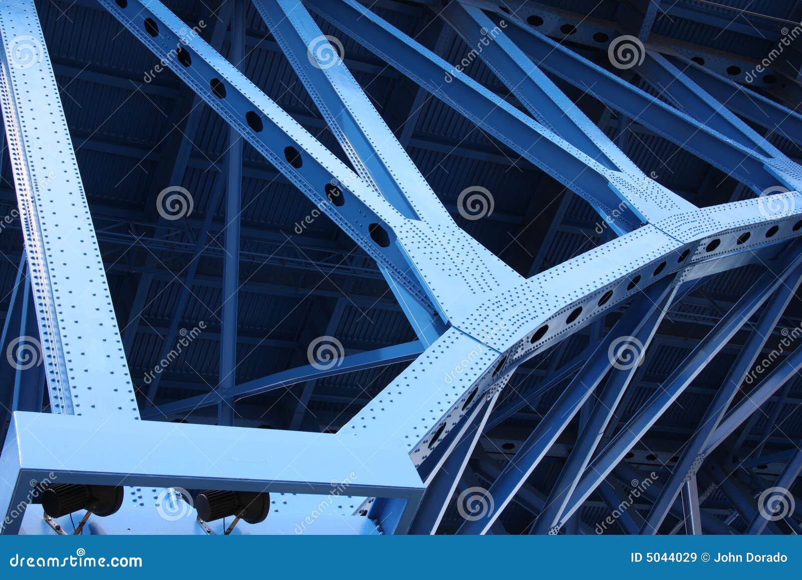 Bridge support beams stock image. Image of construction - 5044029