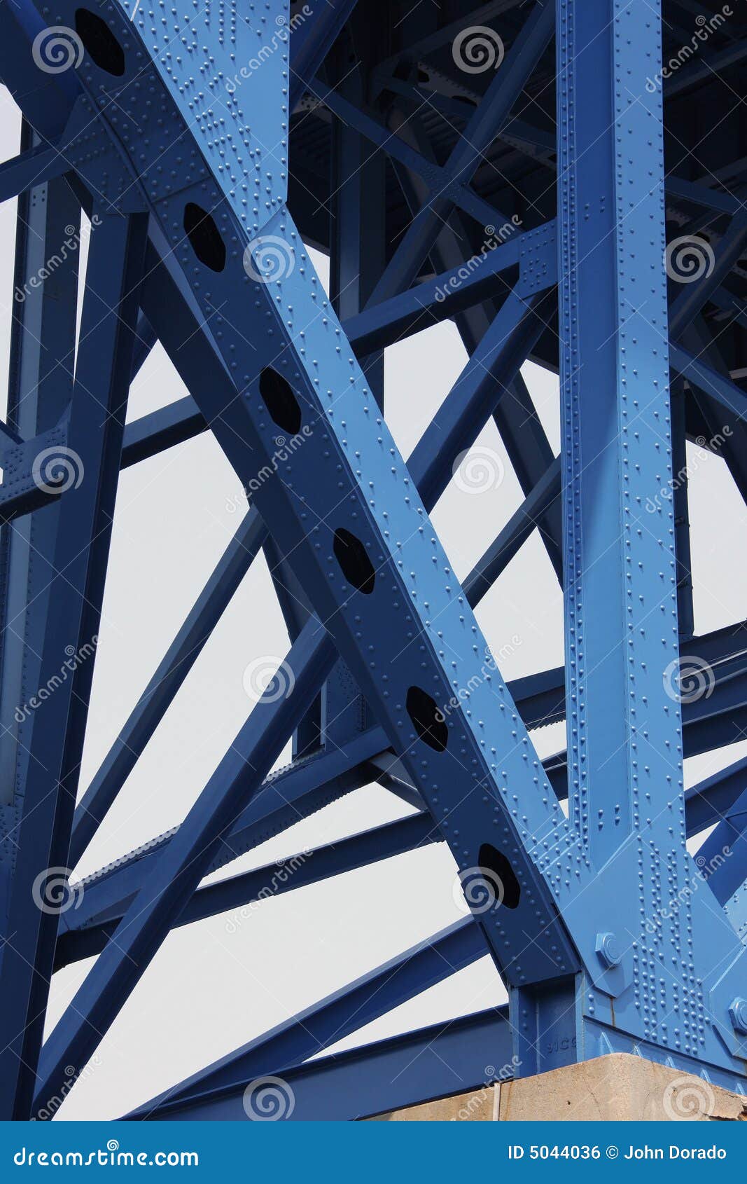 Bridge support beams stock photo. Image of beam, construction - 5044036