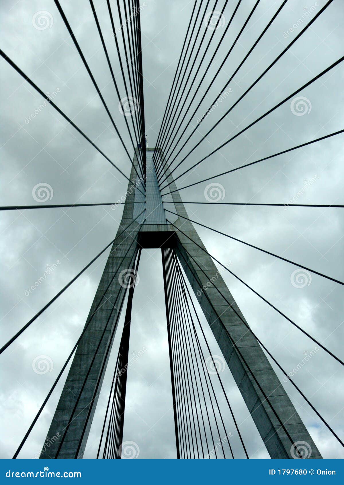 Bridge support cables stock photo. Image of strong, cables - 1797680