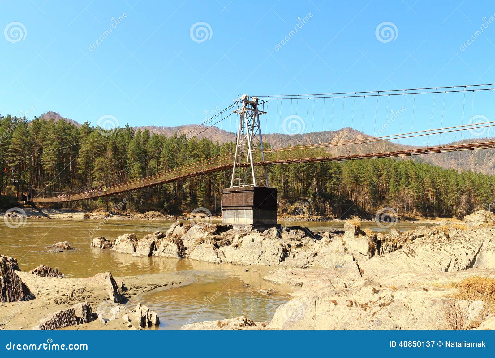 Bridge stock image. Image of coast, bridge, rock, tourism - 40850137