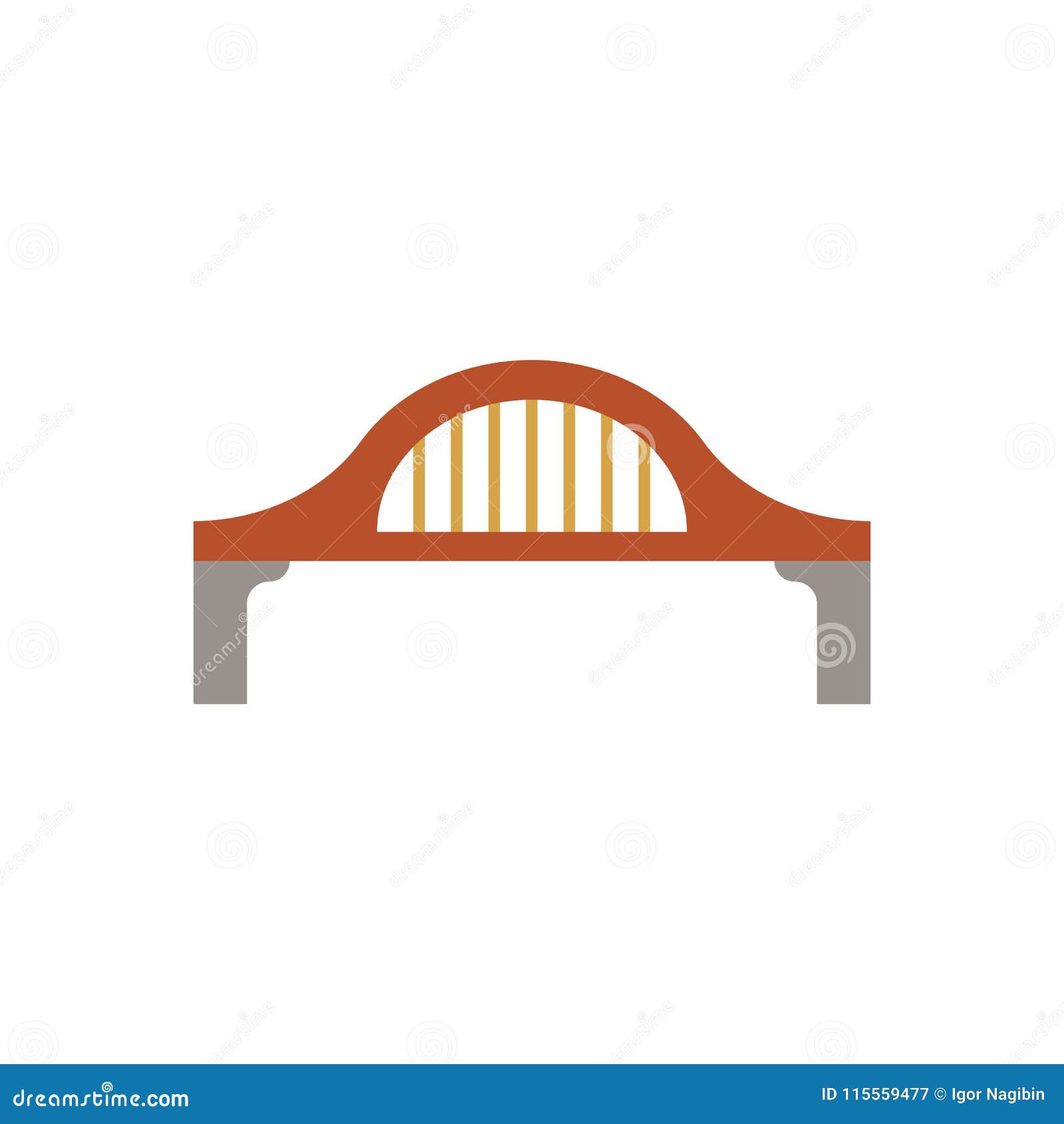 Bridge, Suspension, Rope Icon Vector Image Stock Illustration ...