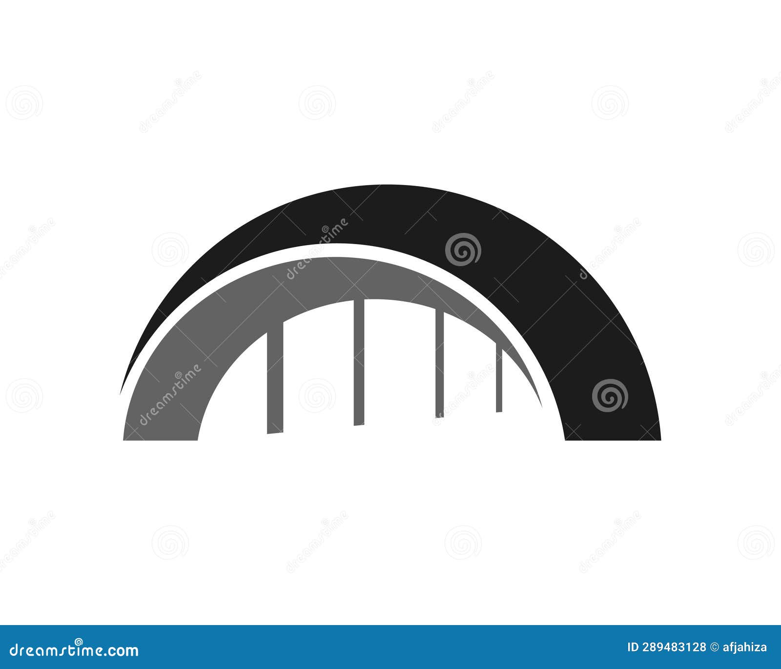 Bridge Symbol Logo Icon Template Stock Vector - Illustration of ...