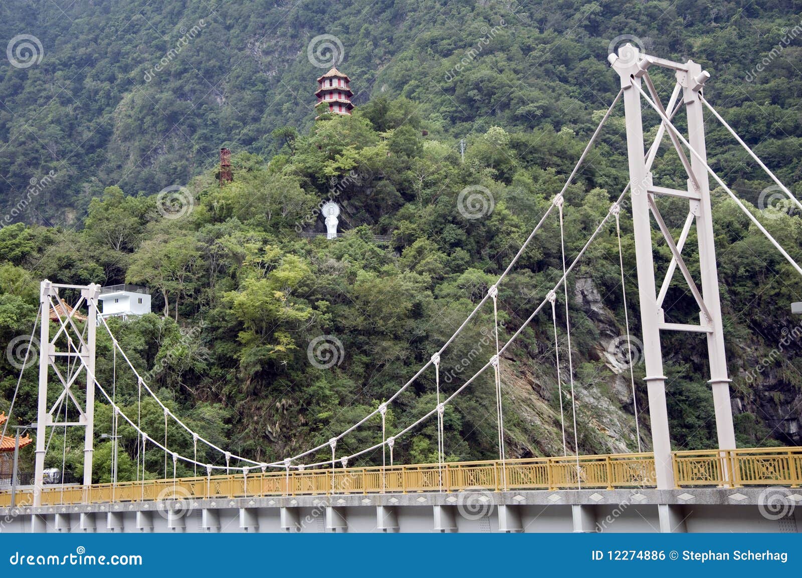 Bridge,Taiwan stock photo. Image of taiwan, pilgrimage - 12274886