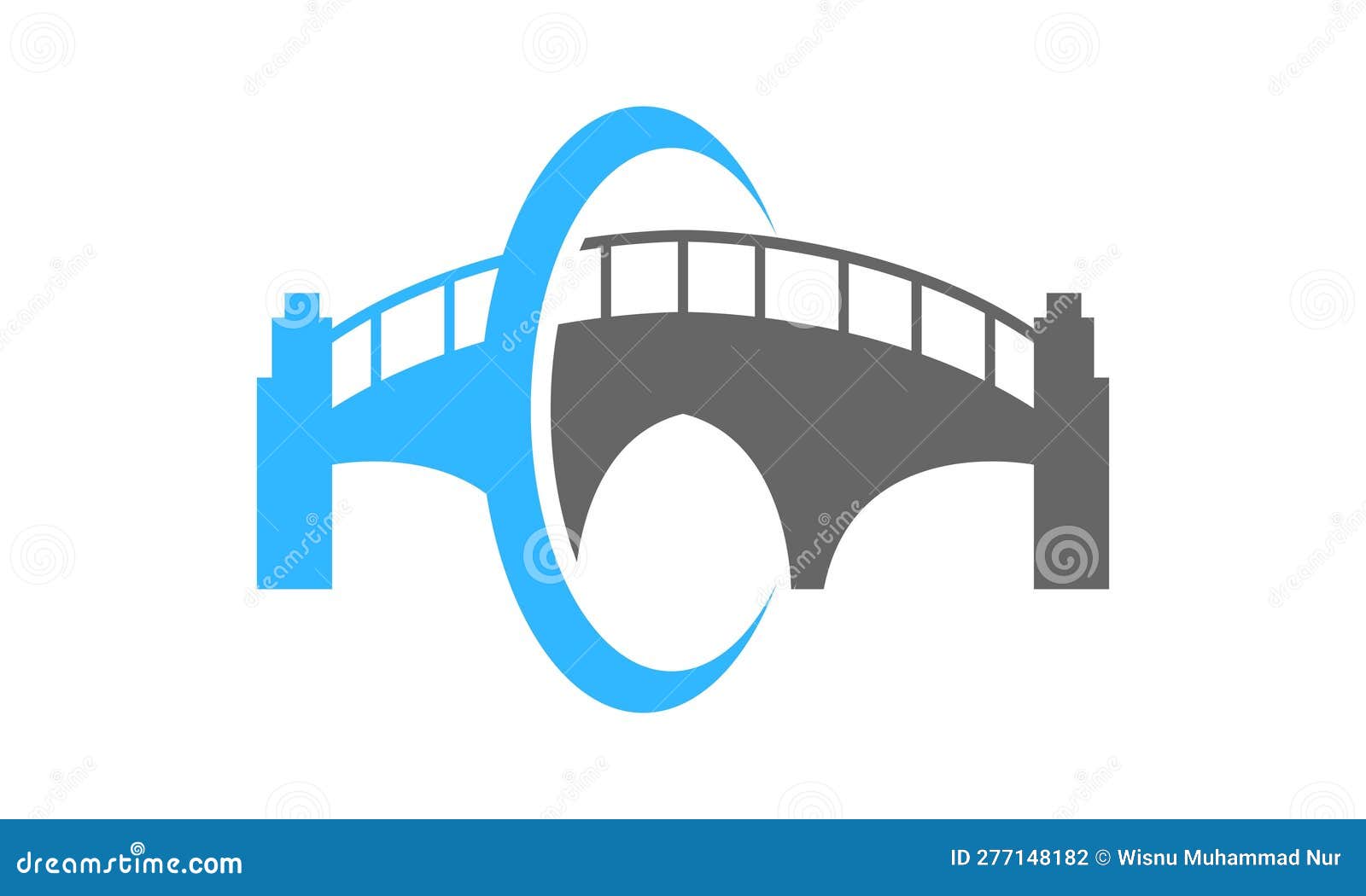 Bridge Technology Symbol Vector Logo Stock Vector - Illustration of ...