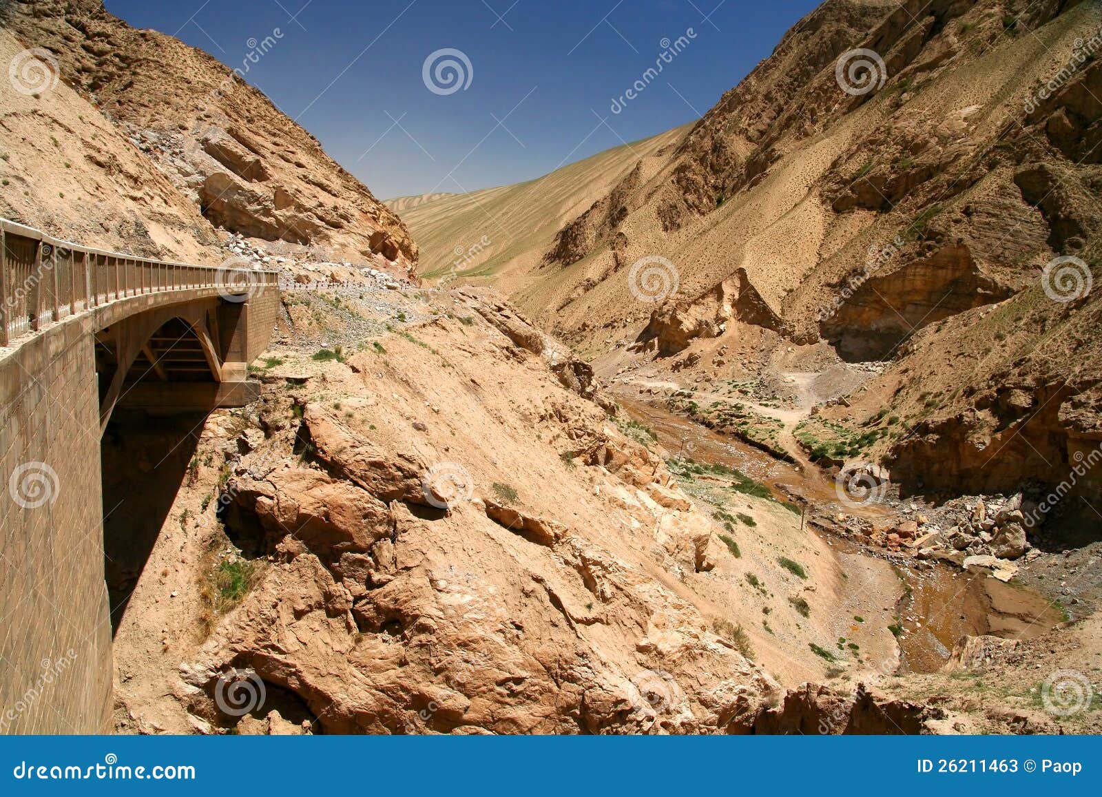 Bridge into Tibet stock image. Image of architecture - 26211463