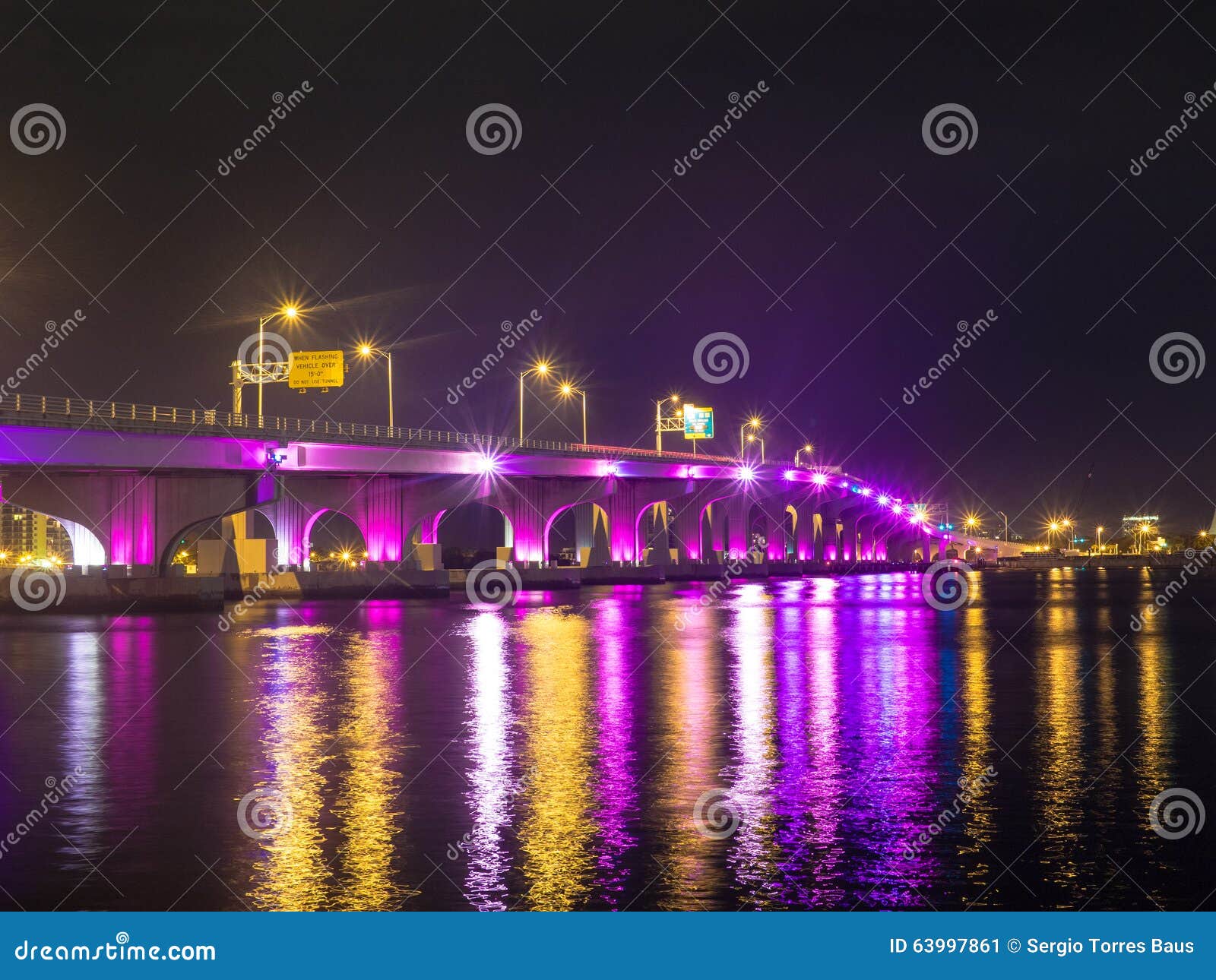 The bridge to the beach stock image. Image of cityscape - 63997861