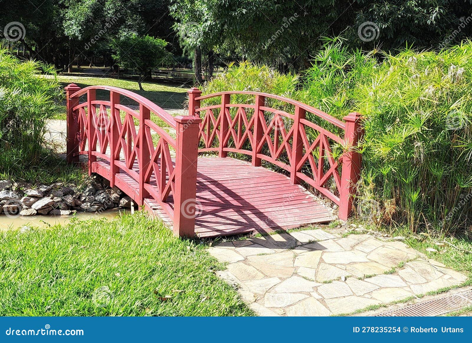 A Bridge To the Forever Path Stock Photo - Image of garden, nature ...