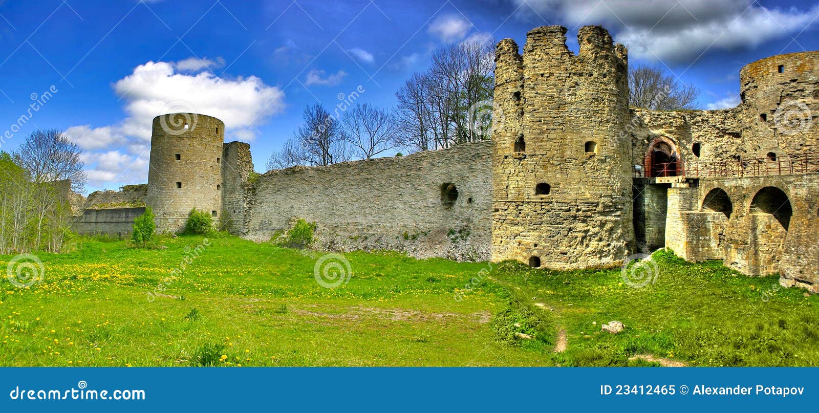 Bridge To Medieval Fortification Stock Image - Image of fort, medieval ...