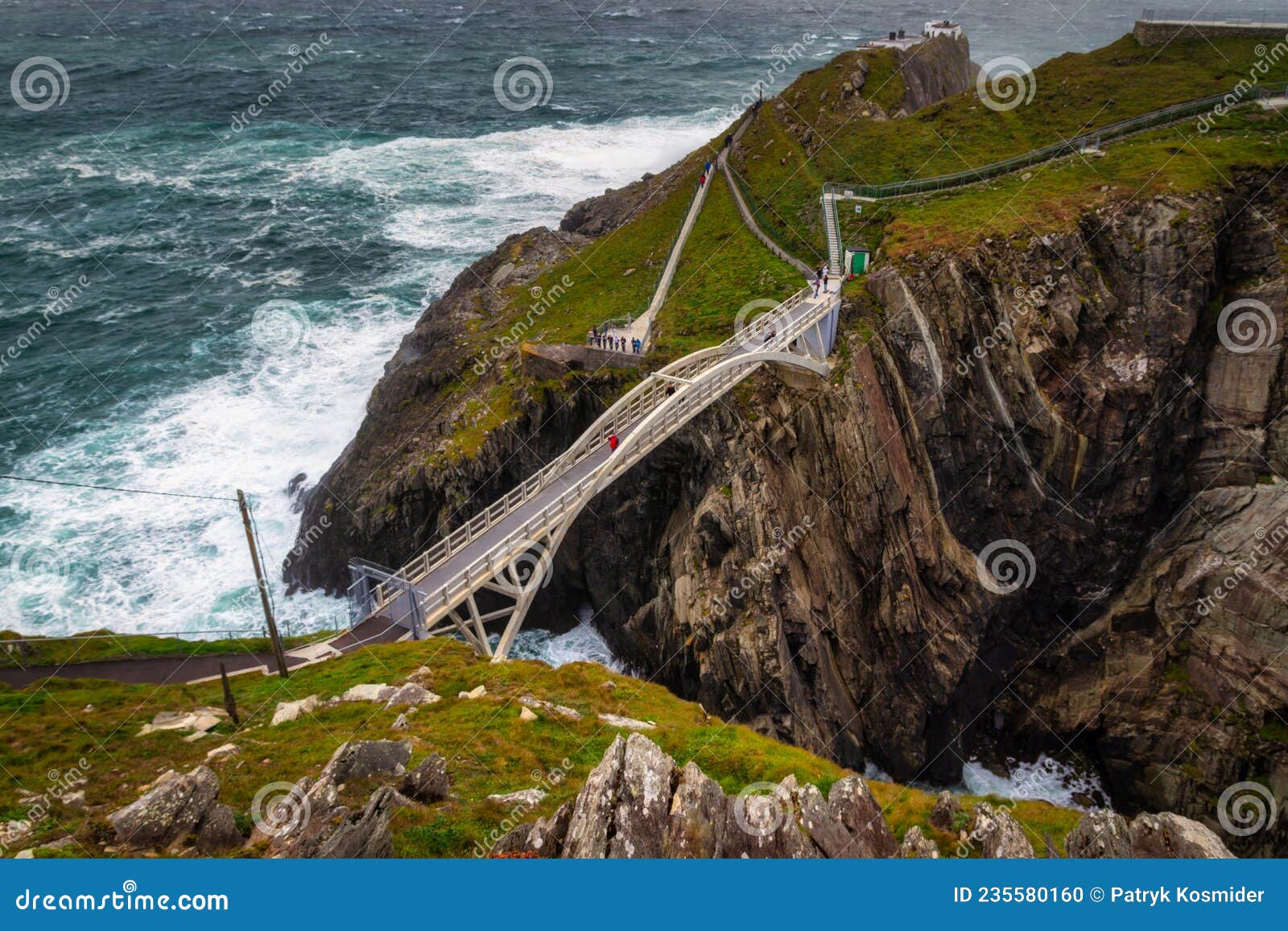 The Bridge To the Mizen Head in Co. Cork, Ireland Stock Photo - Image ...