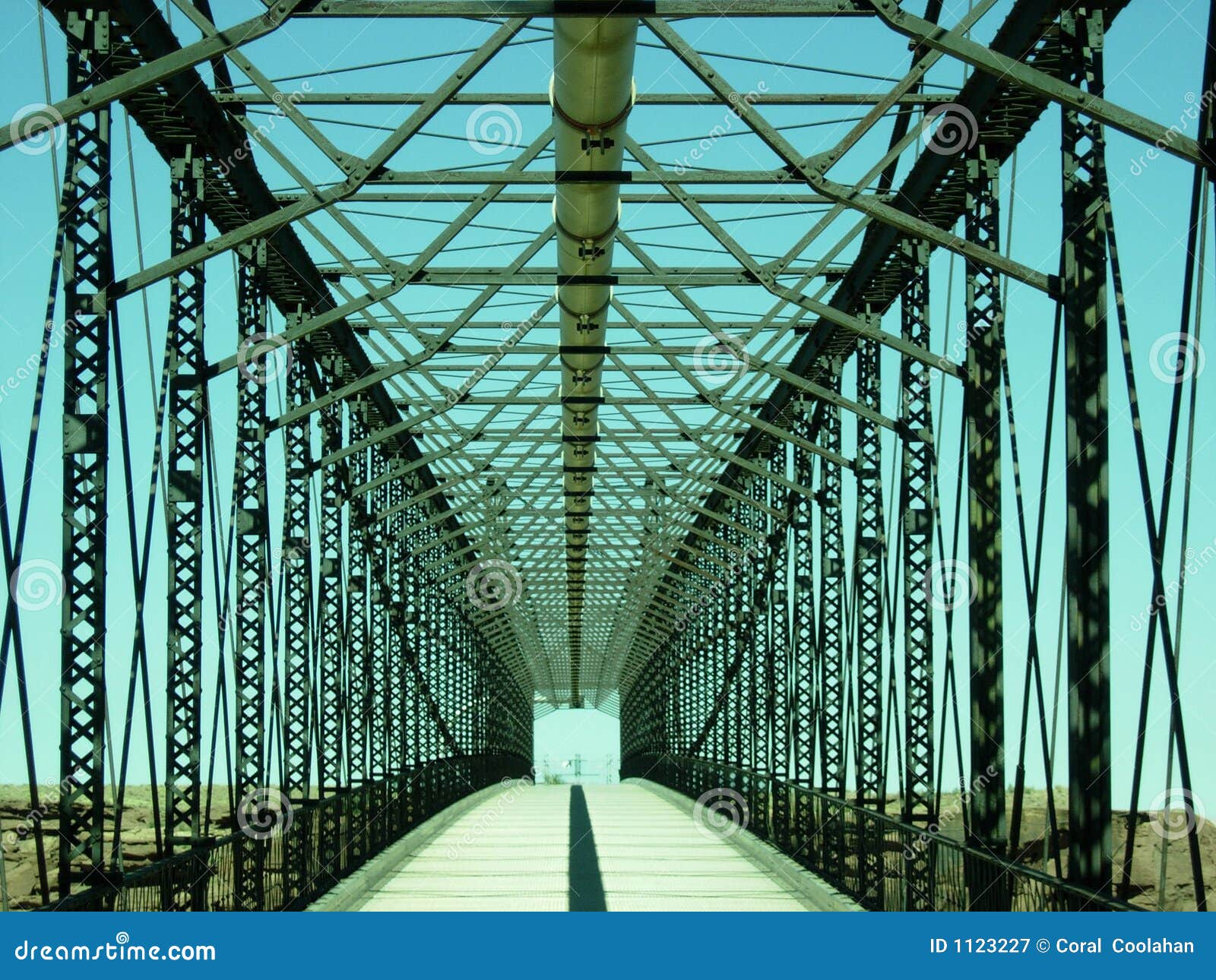 Bridge to nowhere stock image. Image of scaffold, span - 1123227