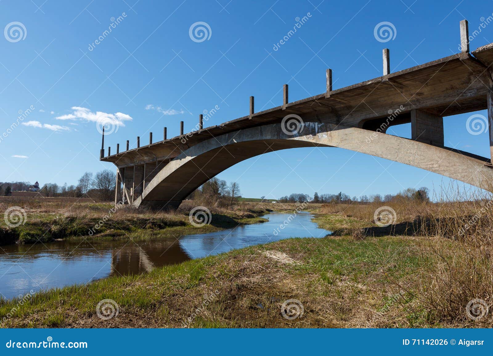 Bridge to nowhere stock photo. Image of incomplete, environment - 71142026