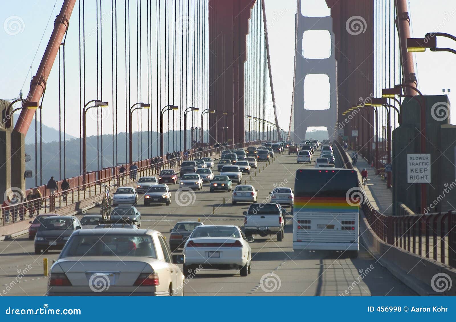 Bridge Traffic stock photo. Image of freeway, toll, attraction - 456998