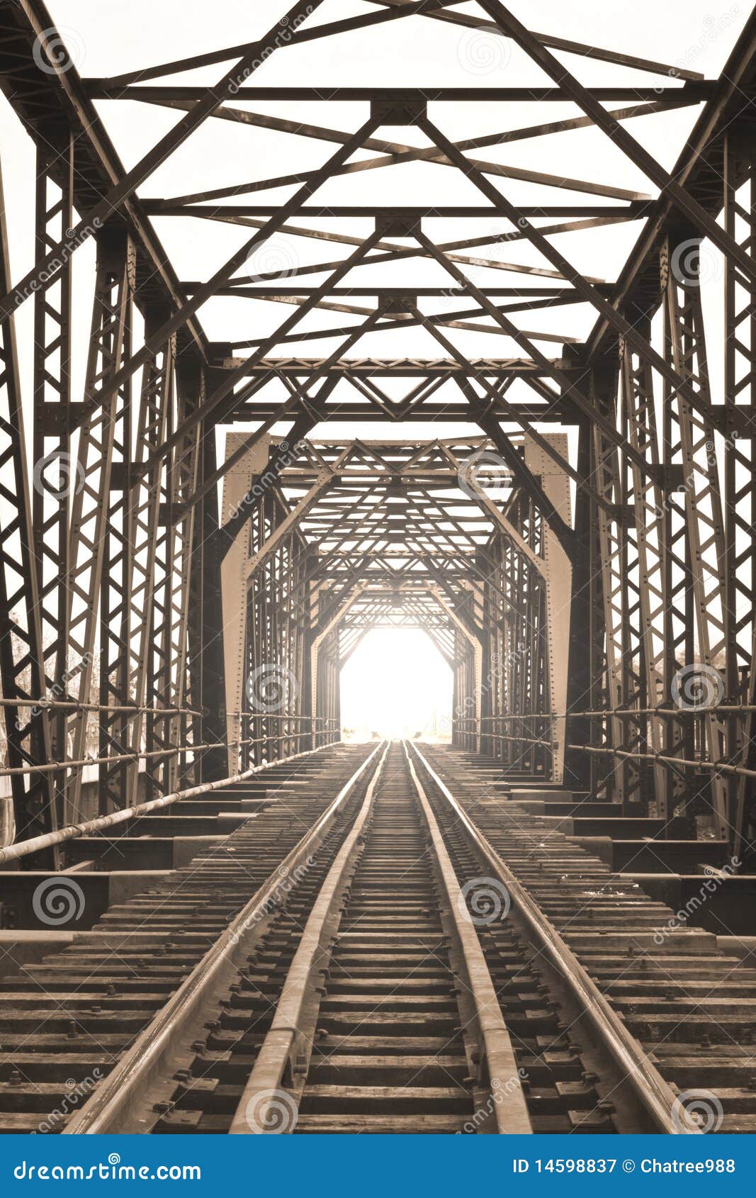 Bridge of train stock image. Image of frame, strong, iron - 14598837