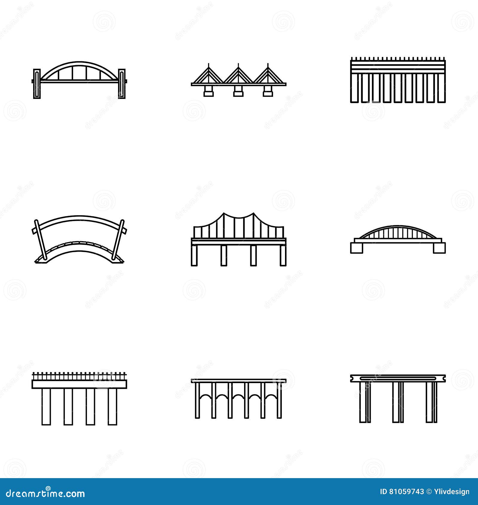 Semi Circular Bridge Line Stock Illustrations – 2 Semi Circular Bridge ...