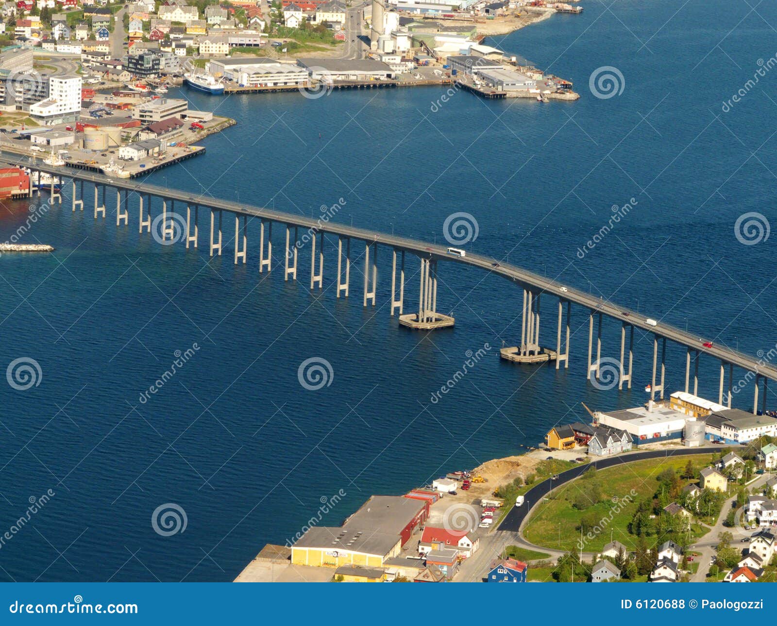 The Bridge of Tromsoe stock photo. Image of highland, city - 6120688