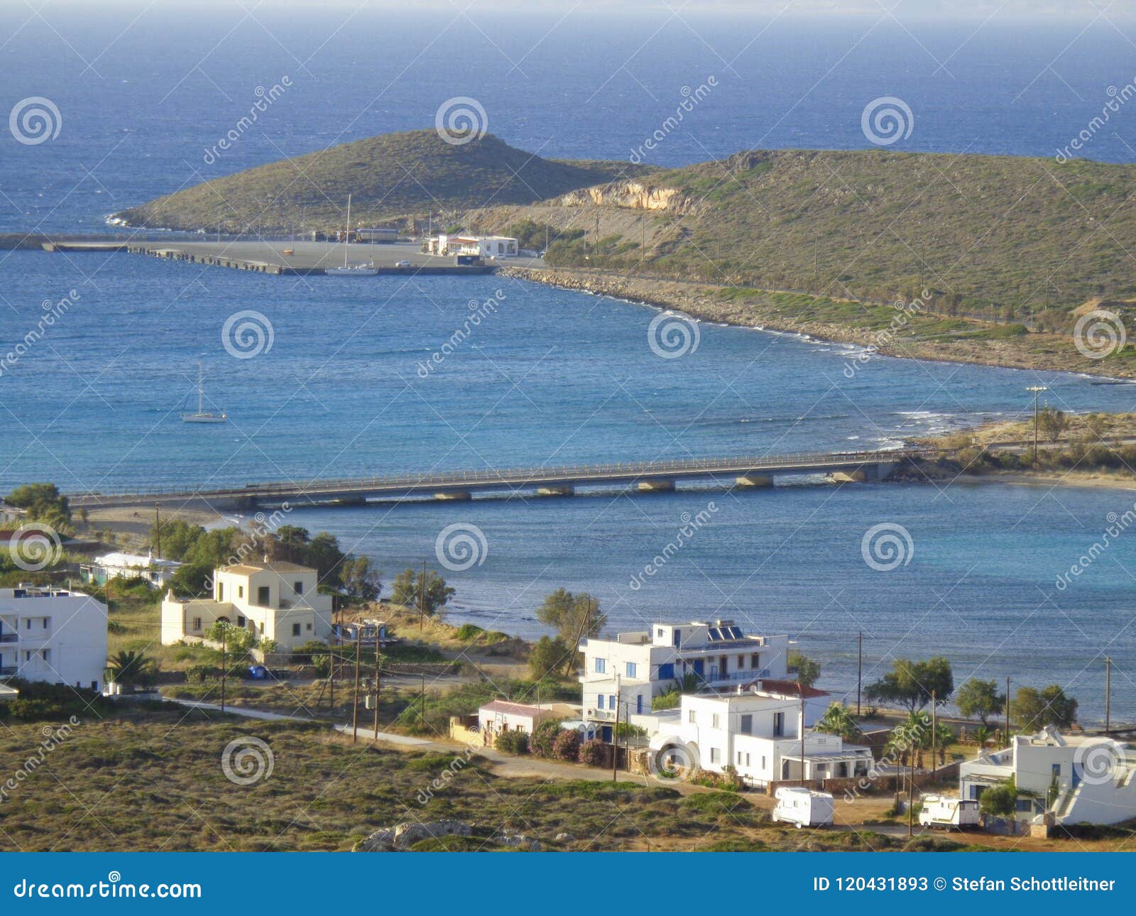 A Bridge between Two Islands Stock Image - Image of atlantic, nature ...