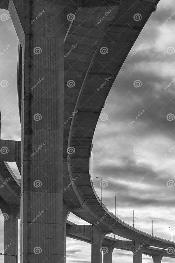 Bridge stock photo. Image of pillar, overhead, flyover - 60696224