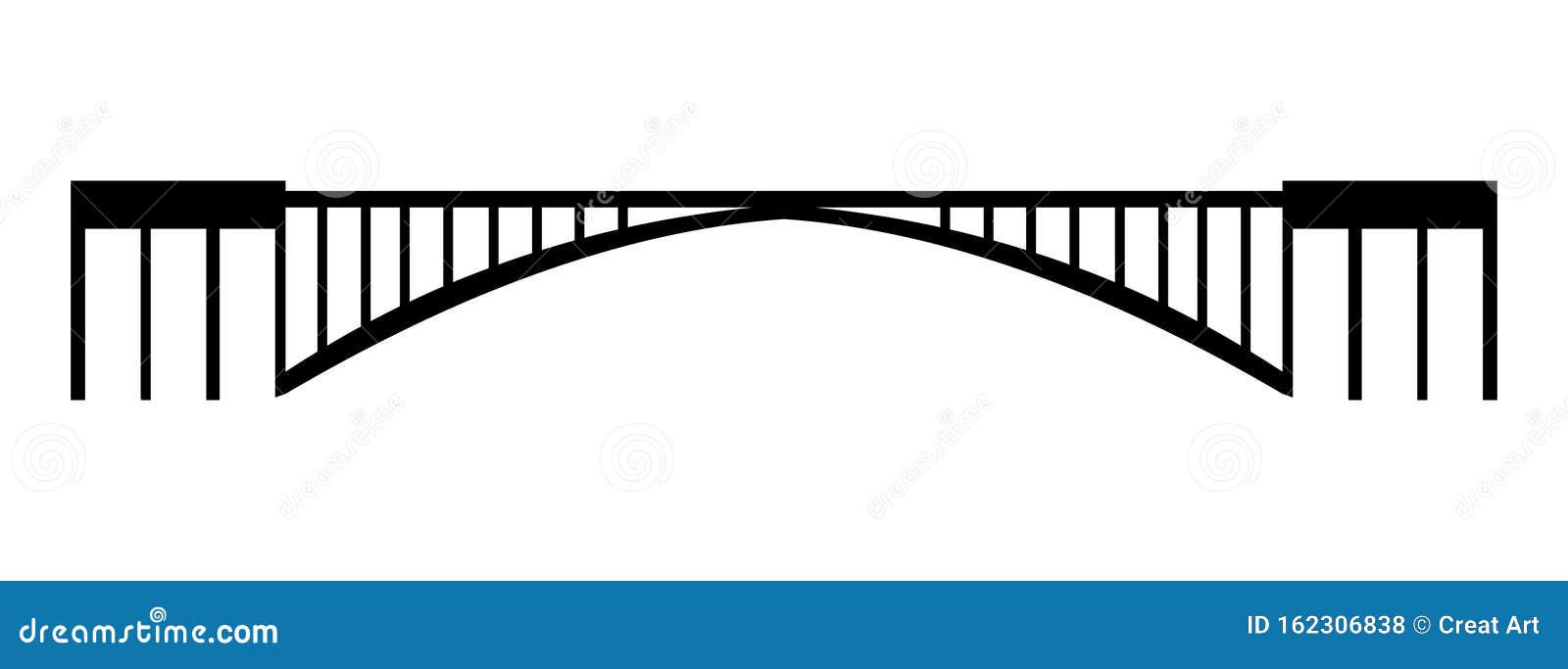 Bridge Vector Urban Crossover Architecture. Bridge-construction For ...