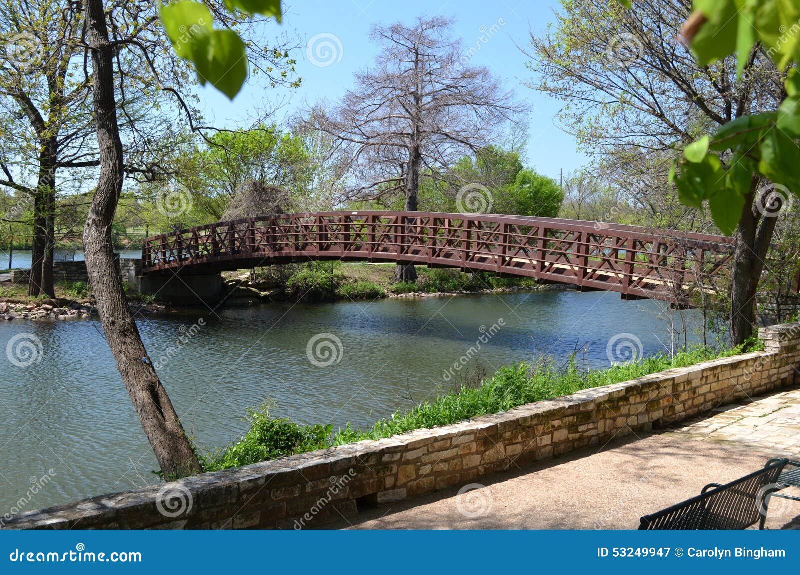 Bridge stock image. Image of river, bridge, texas, walking - 53249947