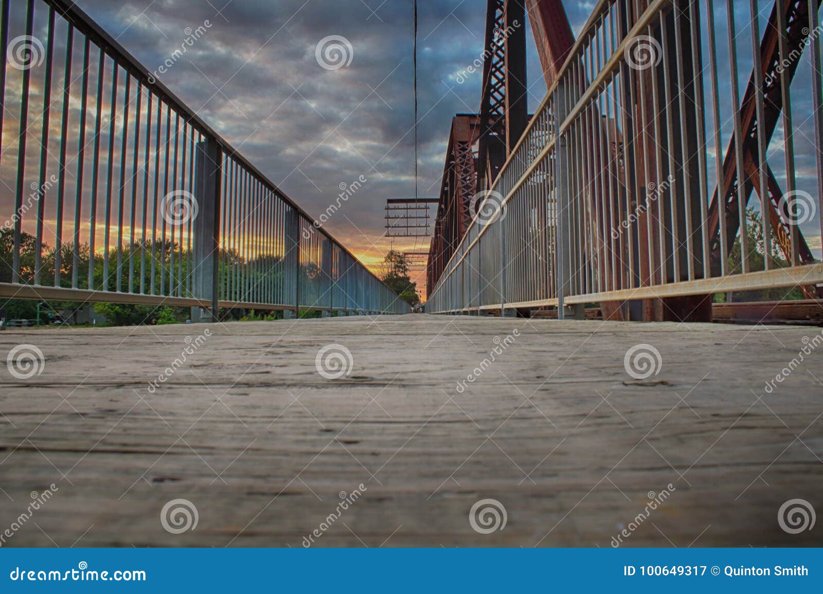 Bridge walking stock image. Image of bridge, colors - 100649317