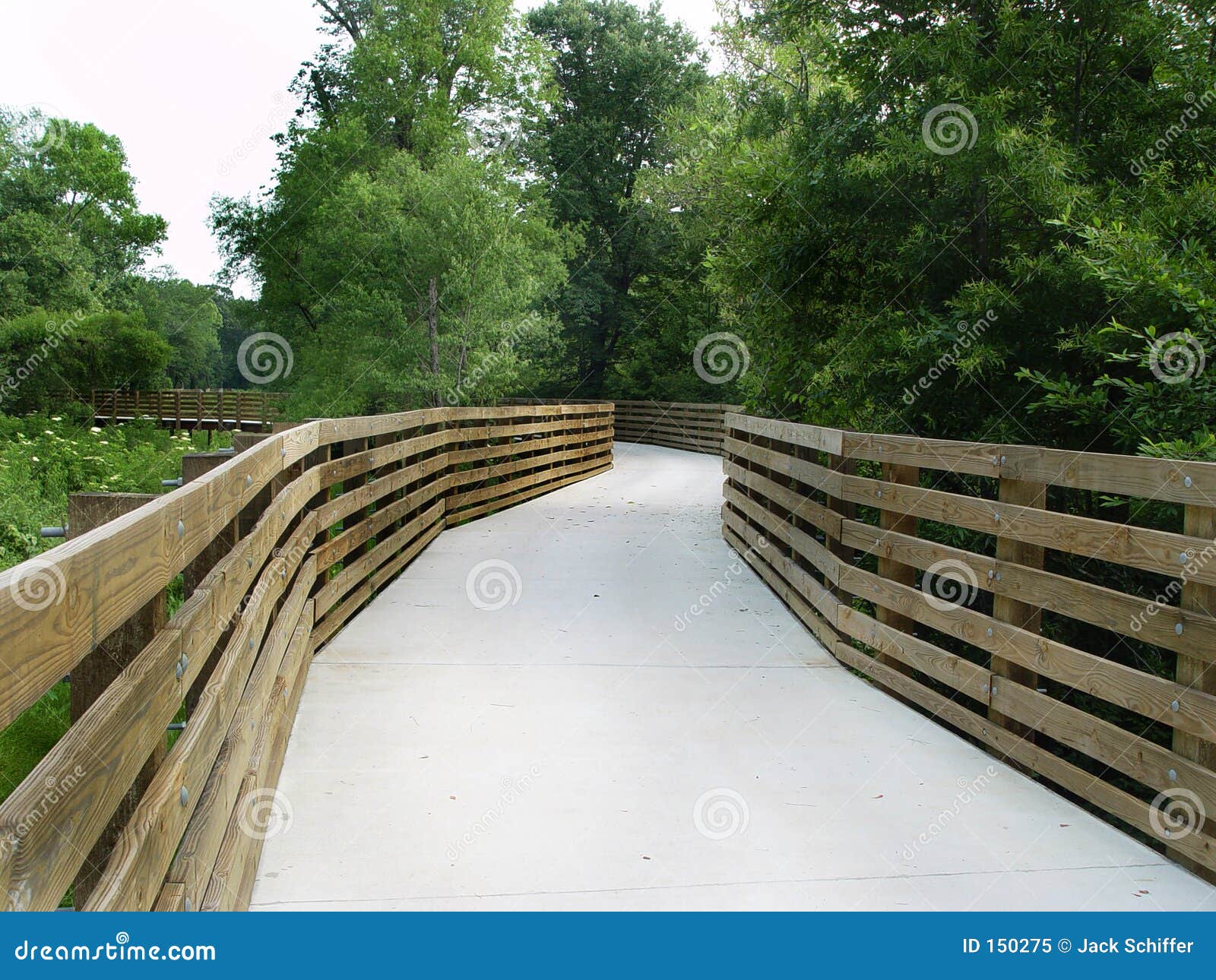 Bridge Walkway stock image. Image of path, wood, walkway - 150275