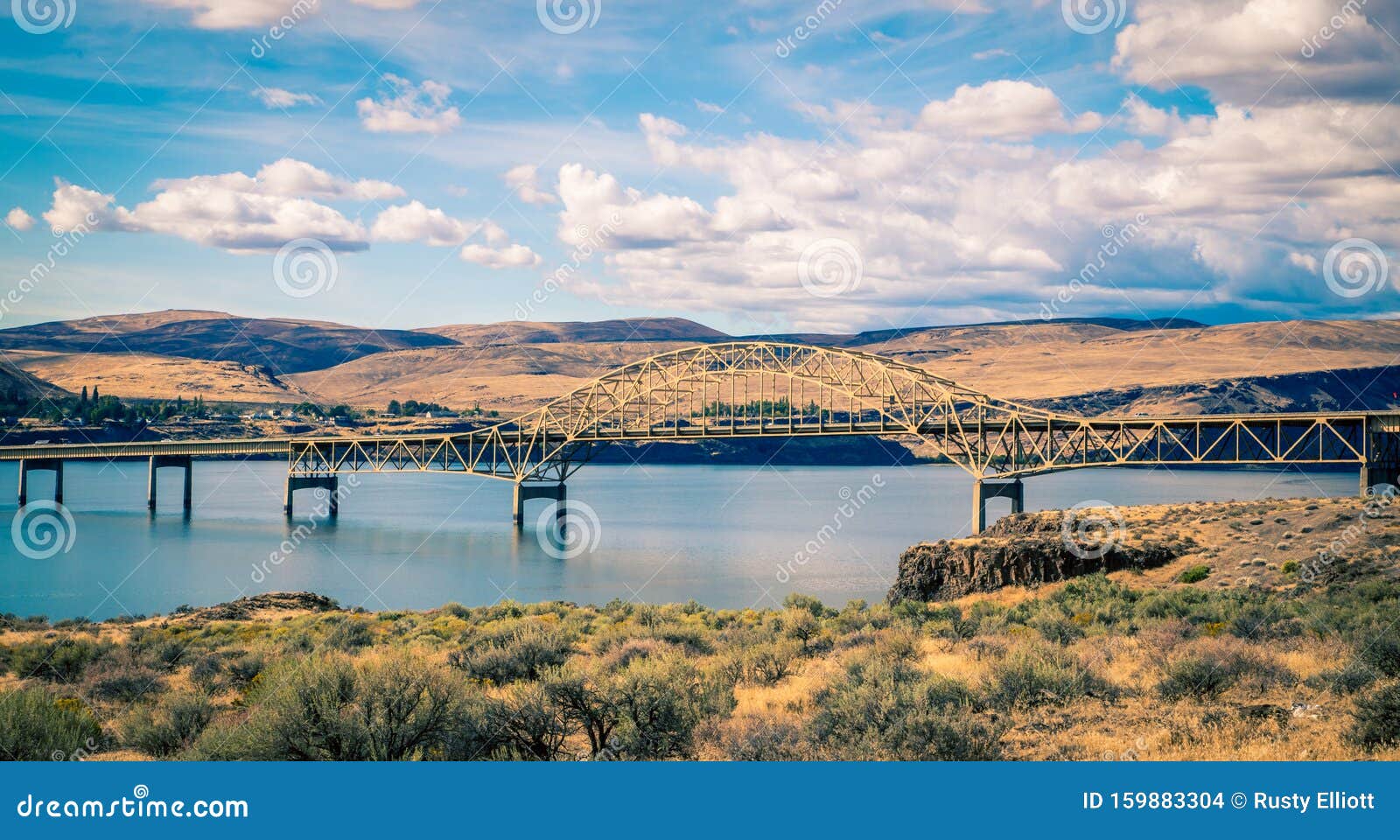 Bridge in Washington State stock photo. Image of highway - 159883304